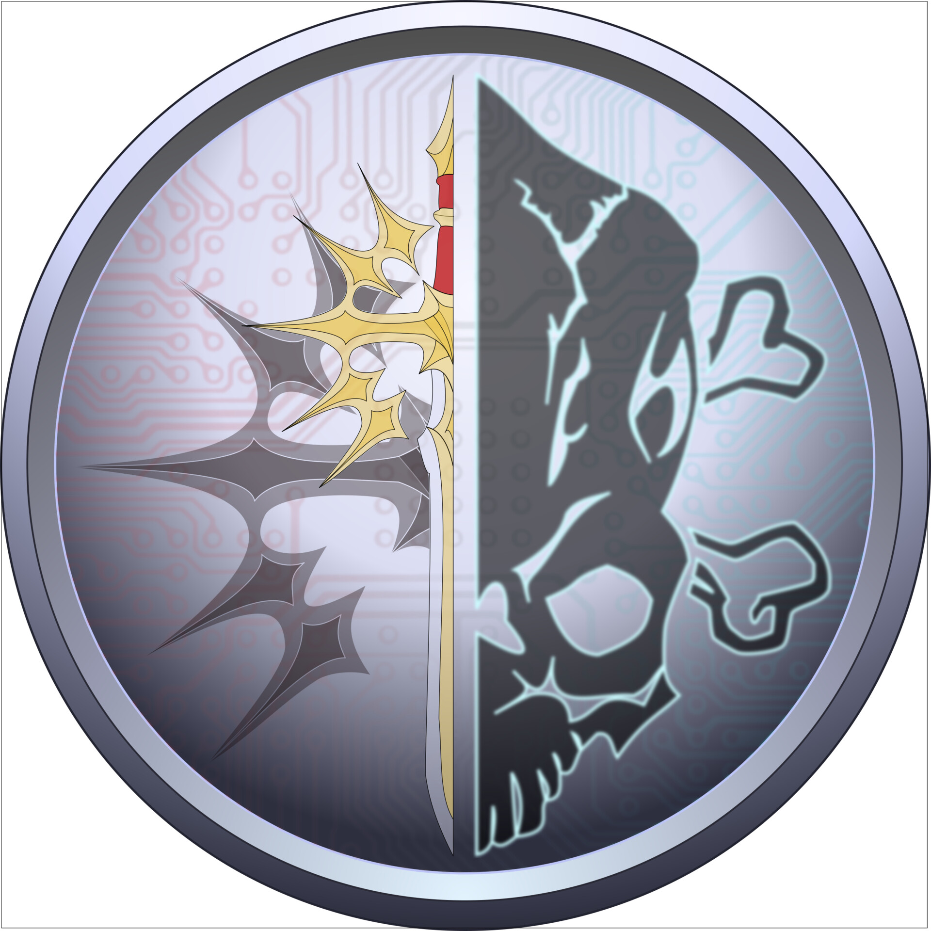 ArtStation - Triaxian Knights Logo for Hex Grid Heros Podcast [Commission]