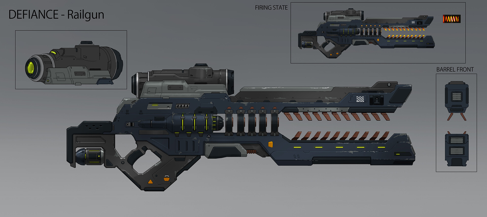 Tim Scott - Defiance 2050 - Weapons
