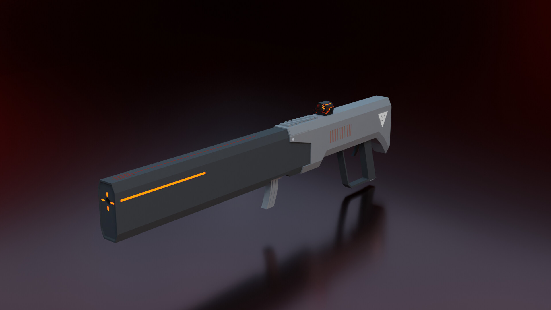 ArtStation - Futuristic Assault Rifle