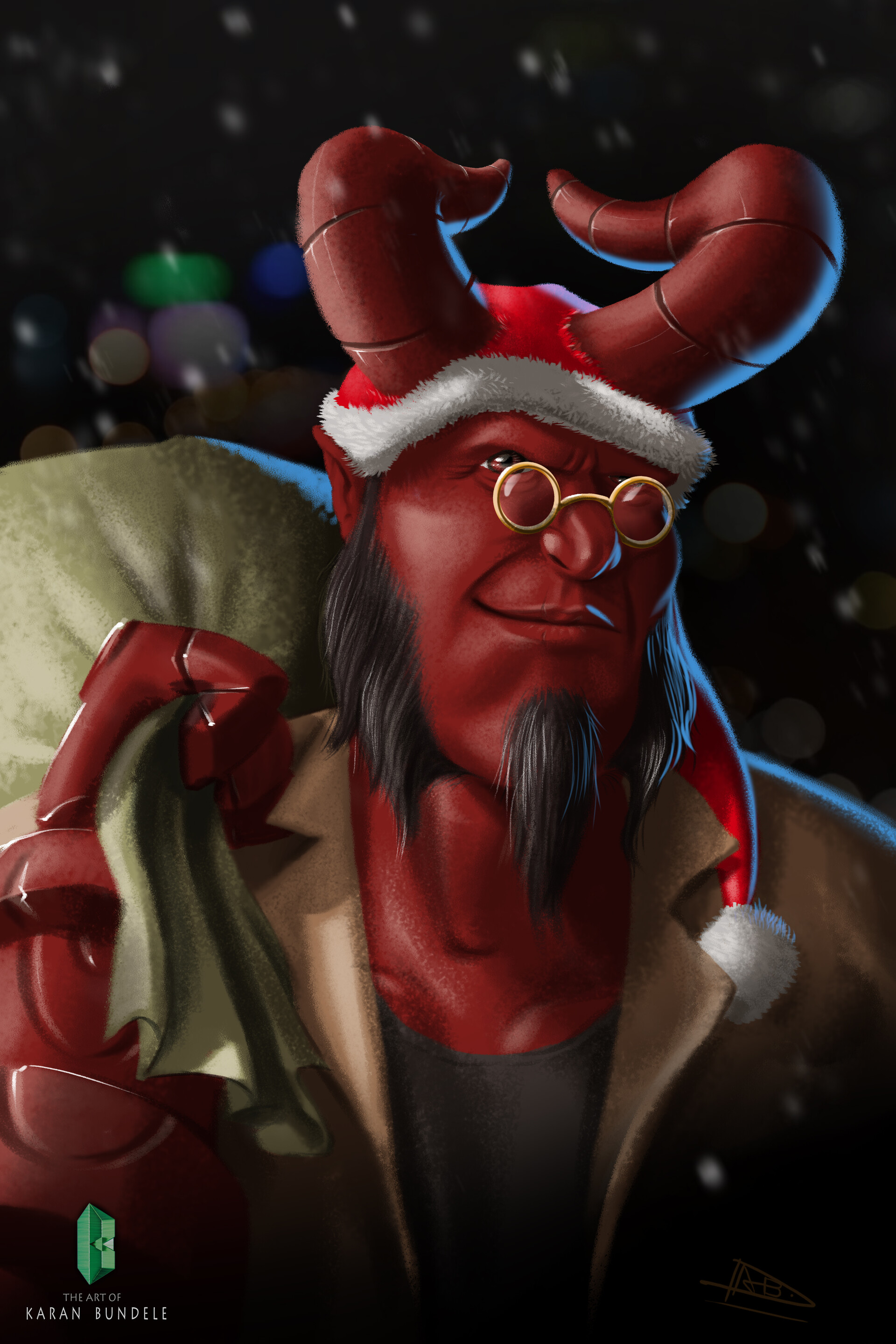 ArtStation - HELL SANTA