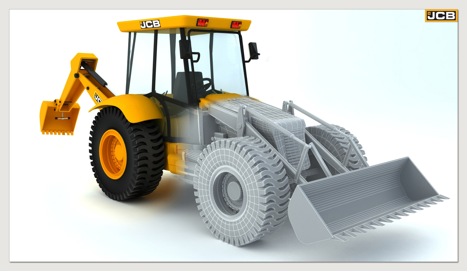 ArtStation - JCB ( High Poly Model )