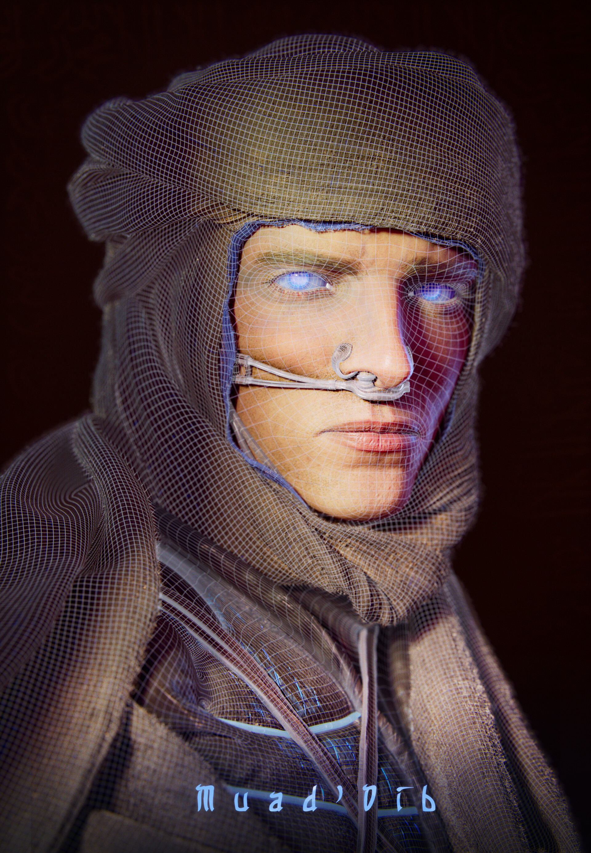 Alexander Modolo - Portrait of Muad'Dib