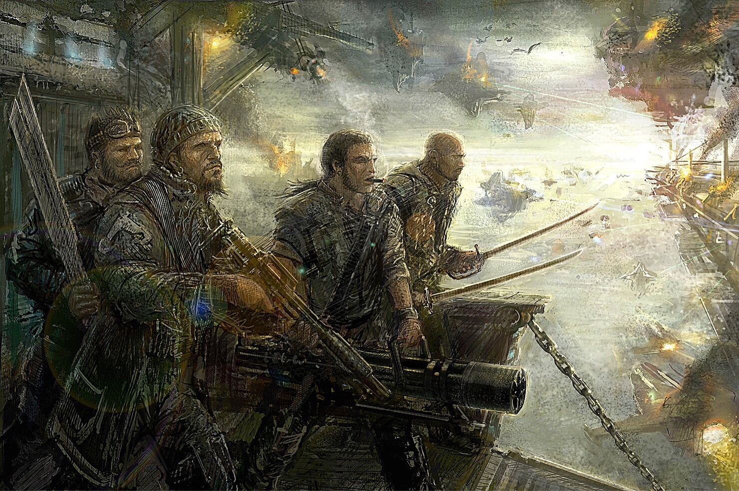 ArtStation - Space Pirates Illustration 3