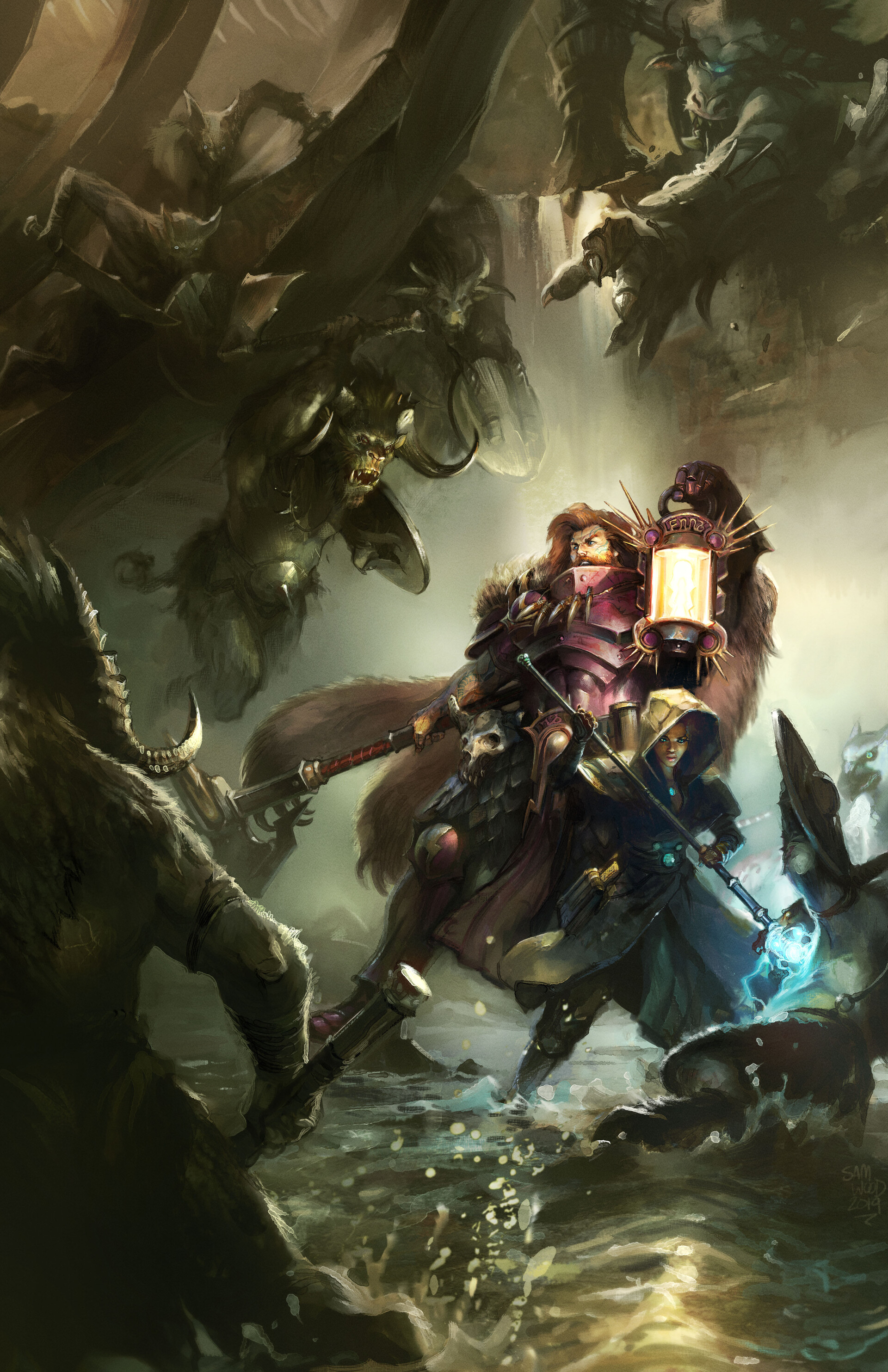 ArtStation - "Hamilcar Bear-Eater", Sam Wood