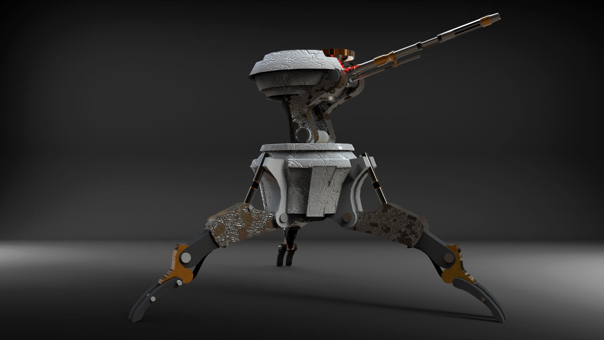 ArtStation - 3D character Moving turrets