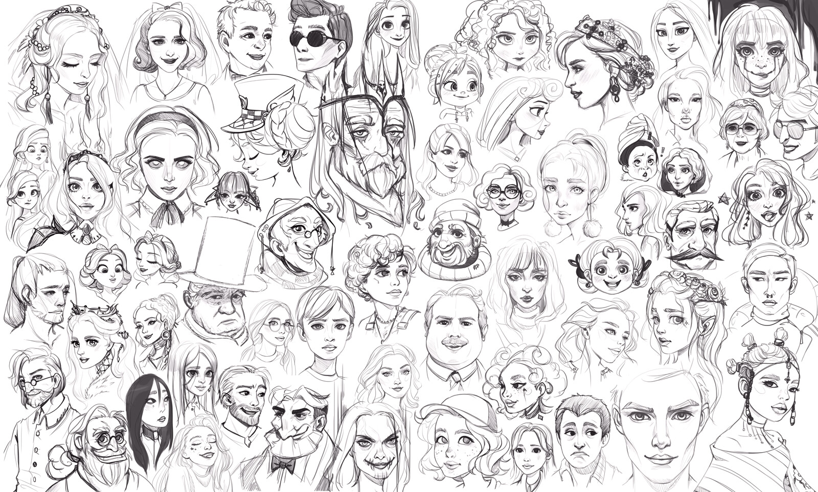 ArtStation - face studies