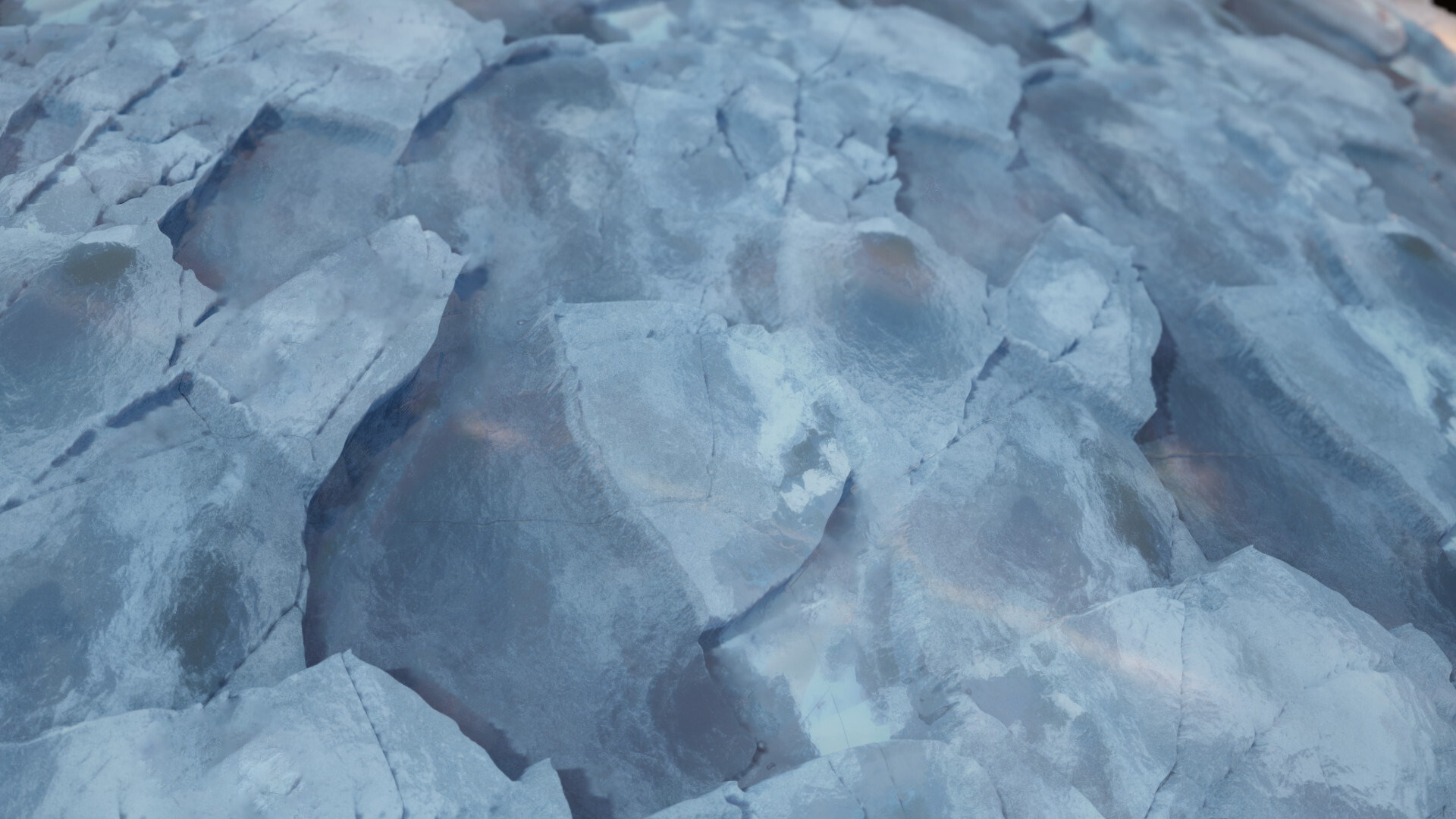 ArtStation - Substance Stylized Cracked Ice Material