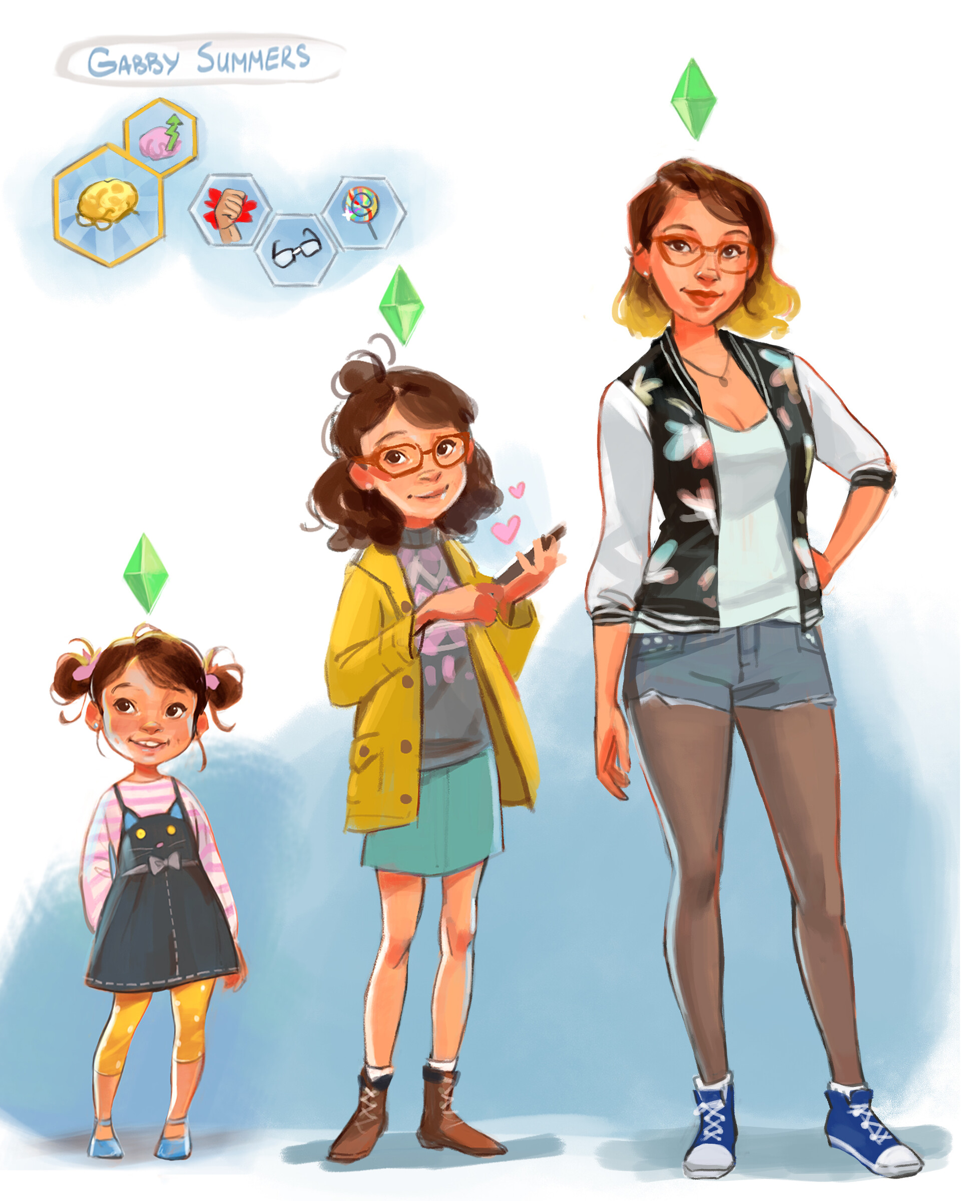 Bea Jackson - 365 day drawing challenge- Week 1