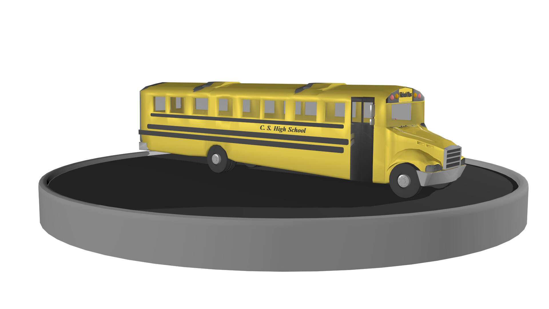 ArtStation - School Bus