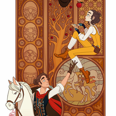 Jessica Madorran - Character Design - New Business Card Design