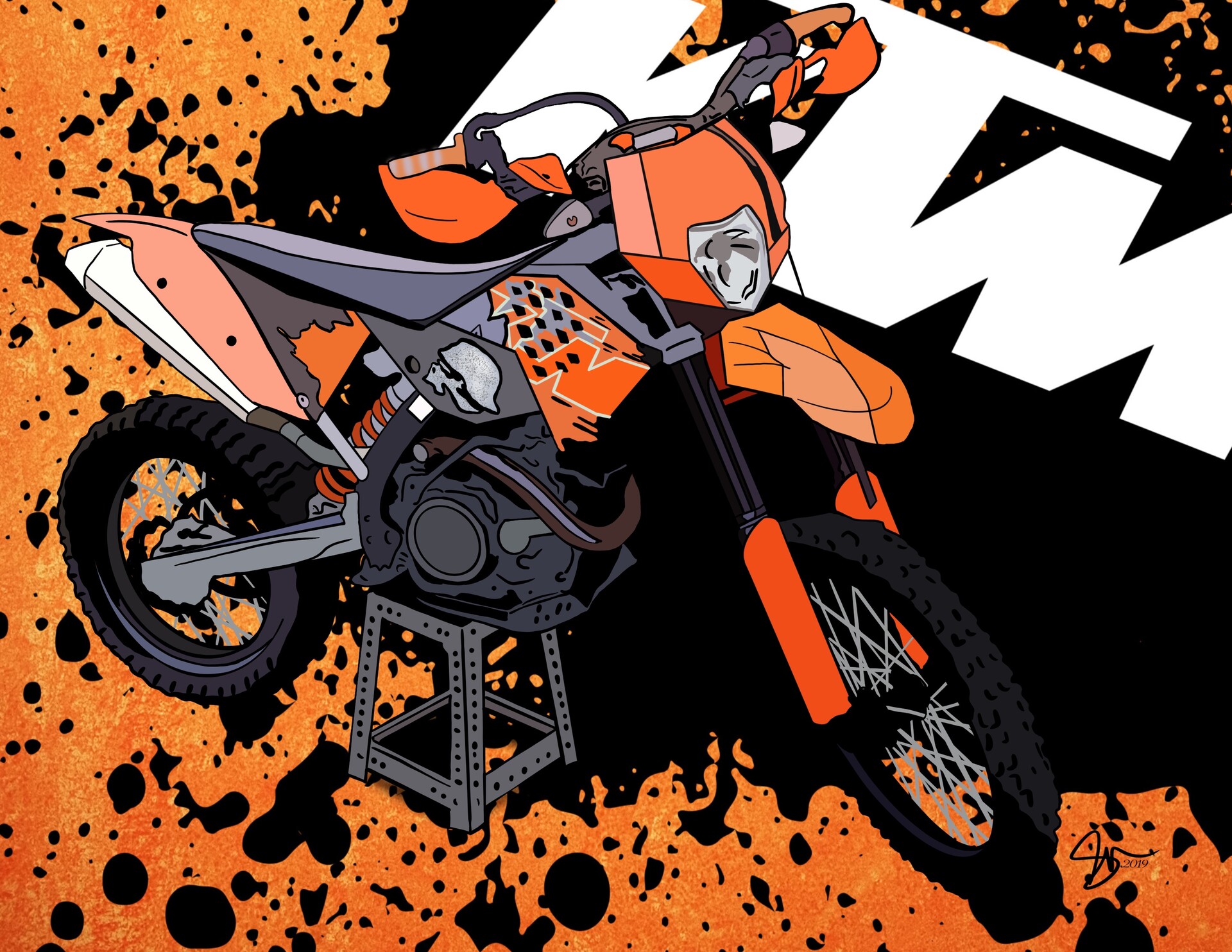 ArtStation - KTM 530exc