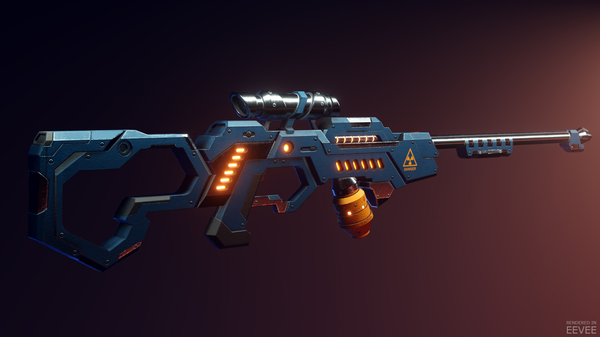 ArtStation - Sci-Fi Rifle