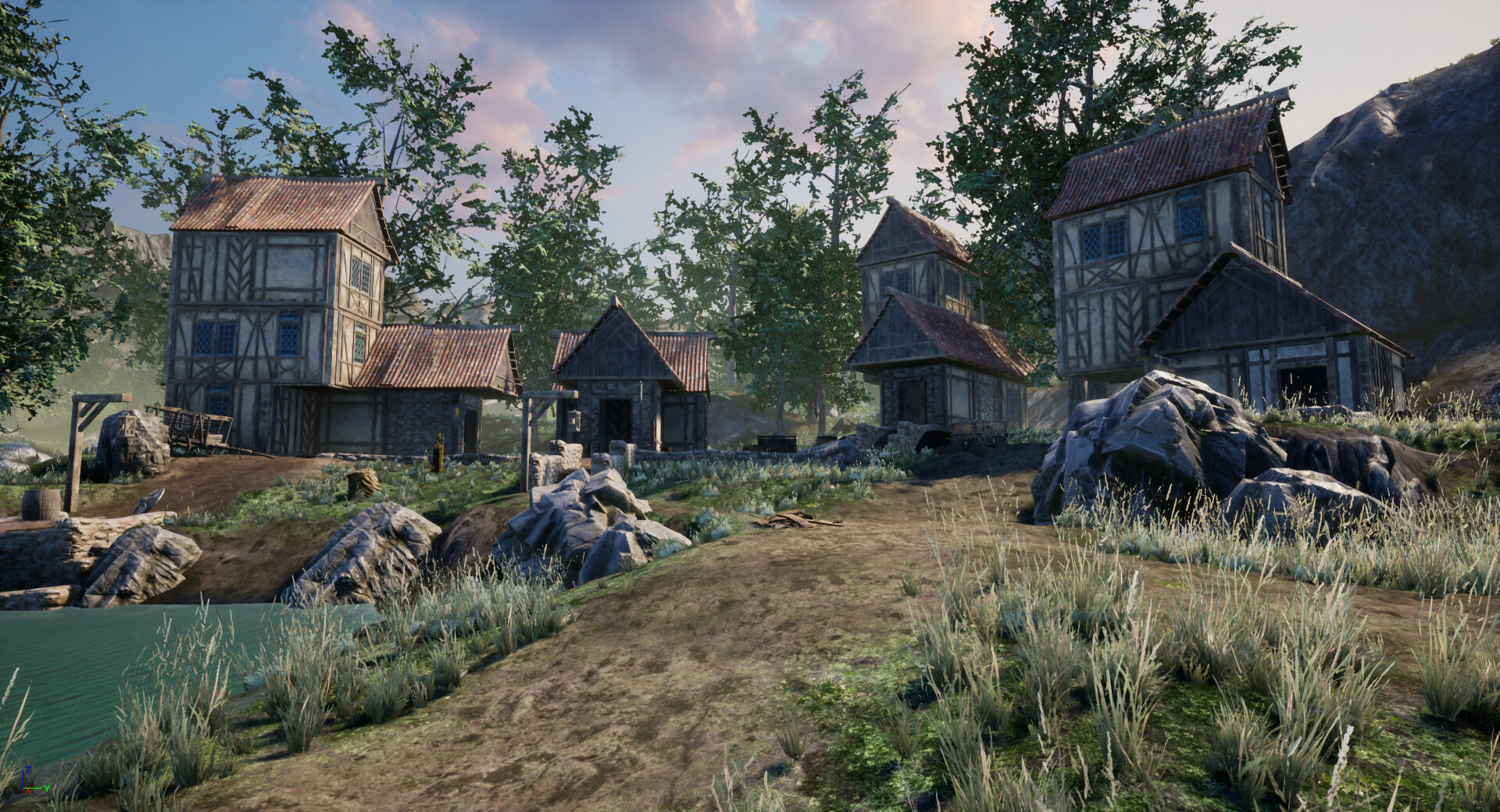 ArtStation - Gothic village Unreal4