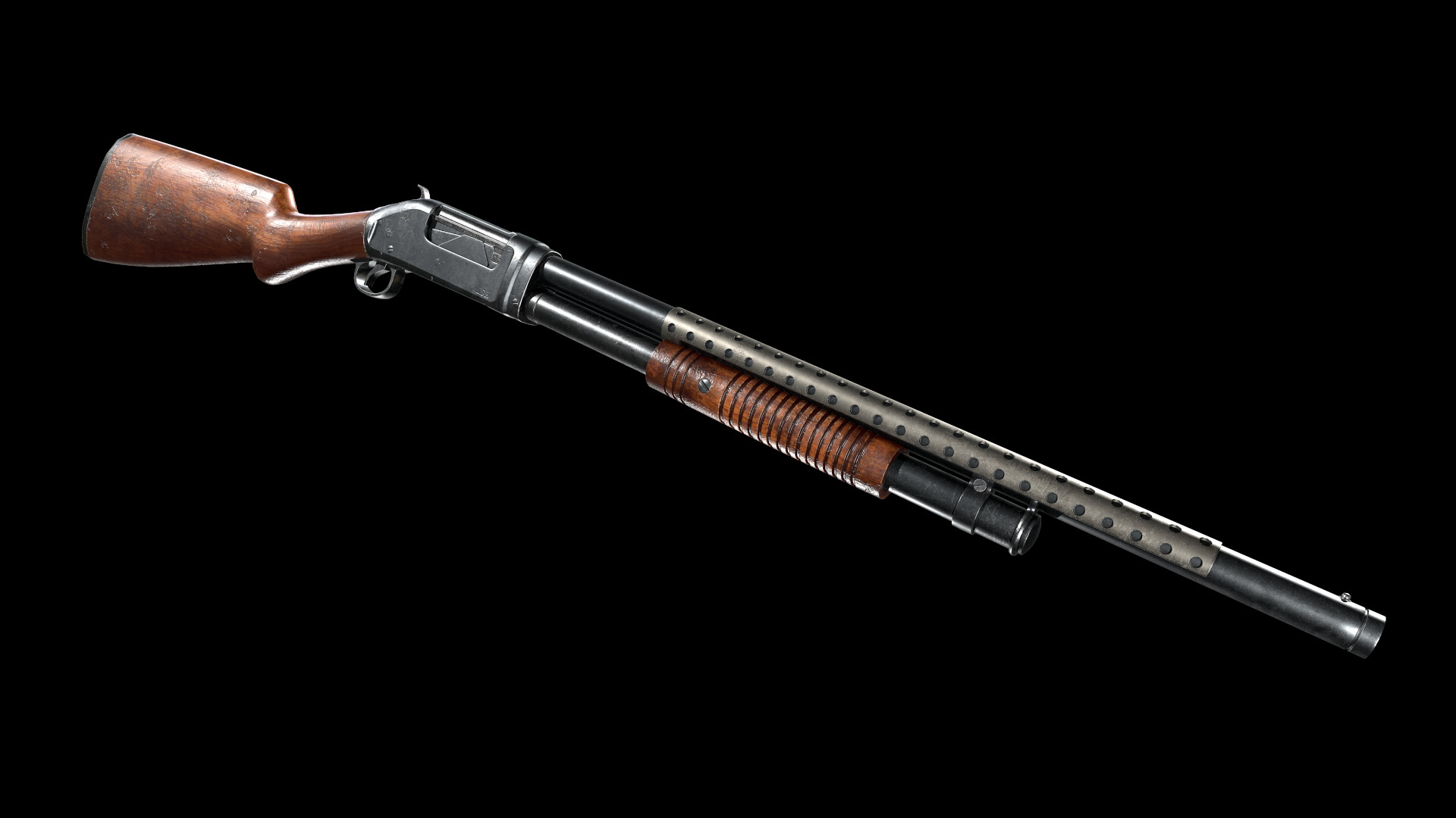 ArtStation - 1897 Trench Gun