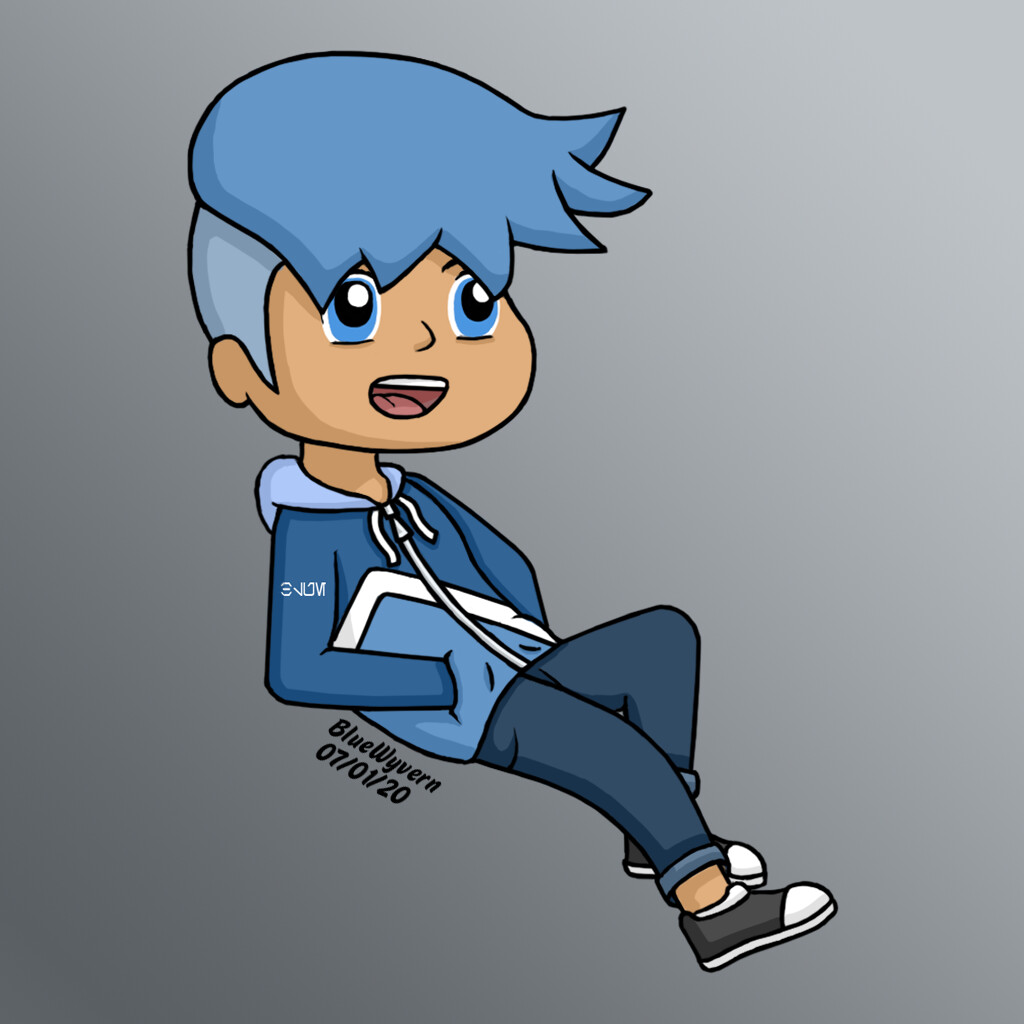 ArtStation - "Blue" (2D Artwork)