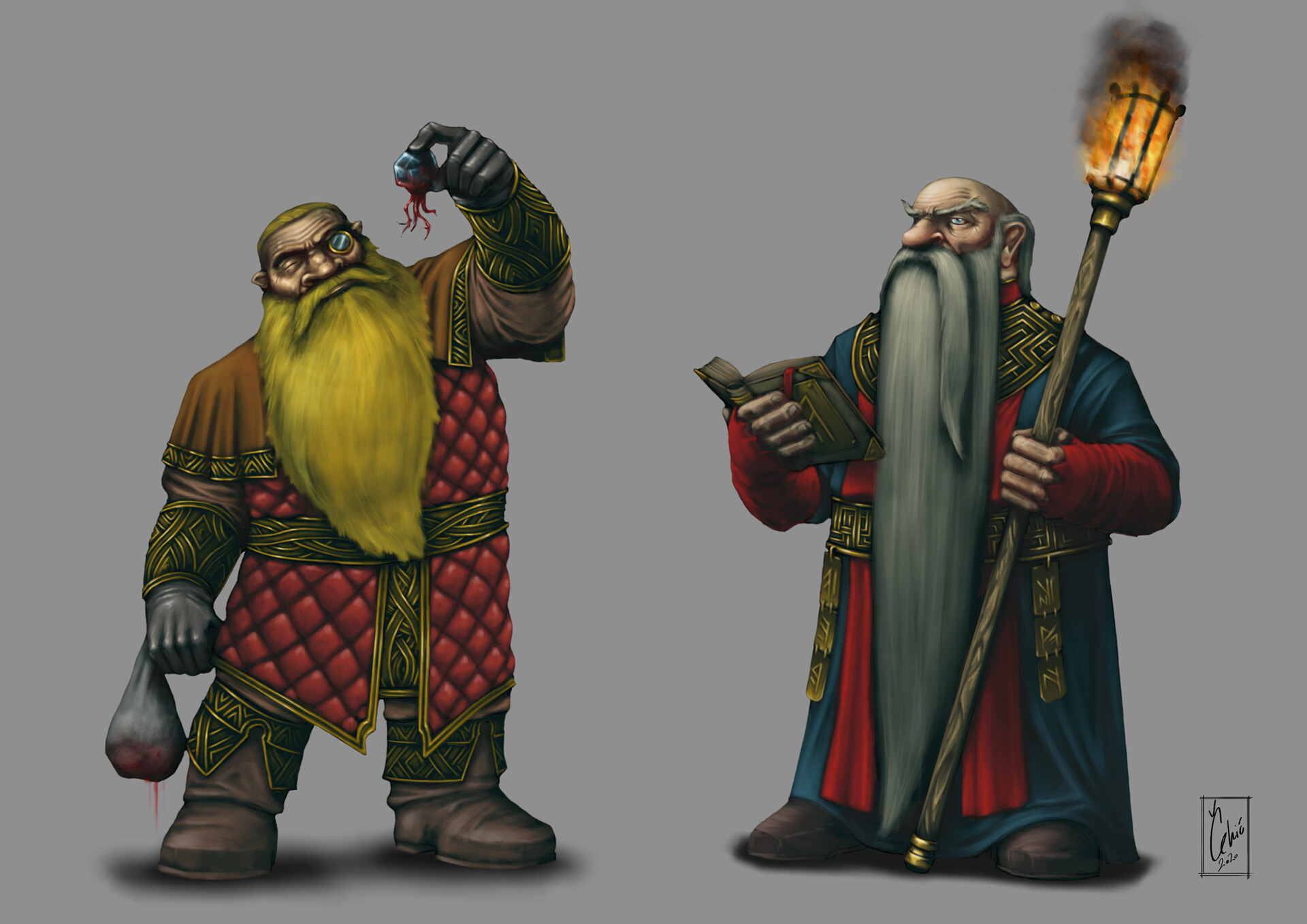 ArtStation - Dwarf Characters
