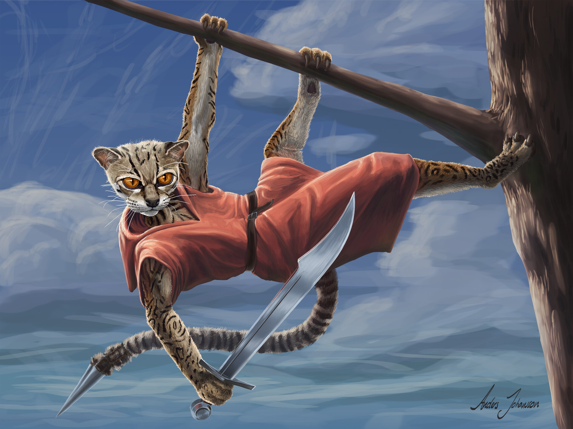 ArtStation - Feline Assassin