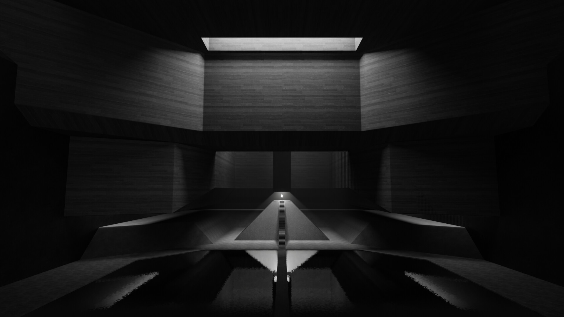 ArtStation - brutalist hall