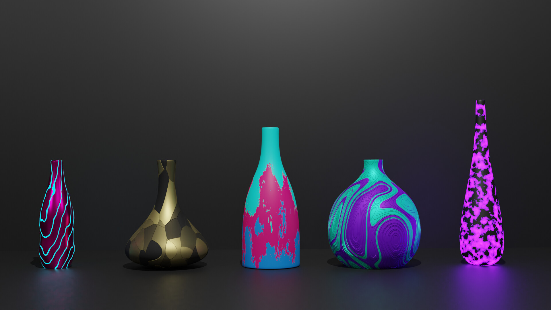ArtStation - Bottle and vase