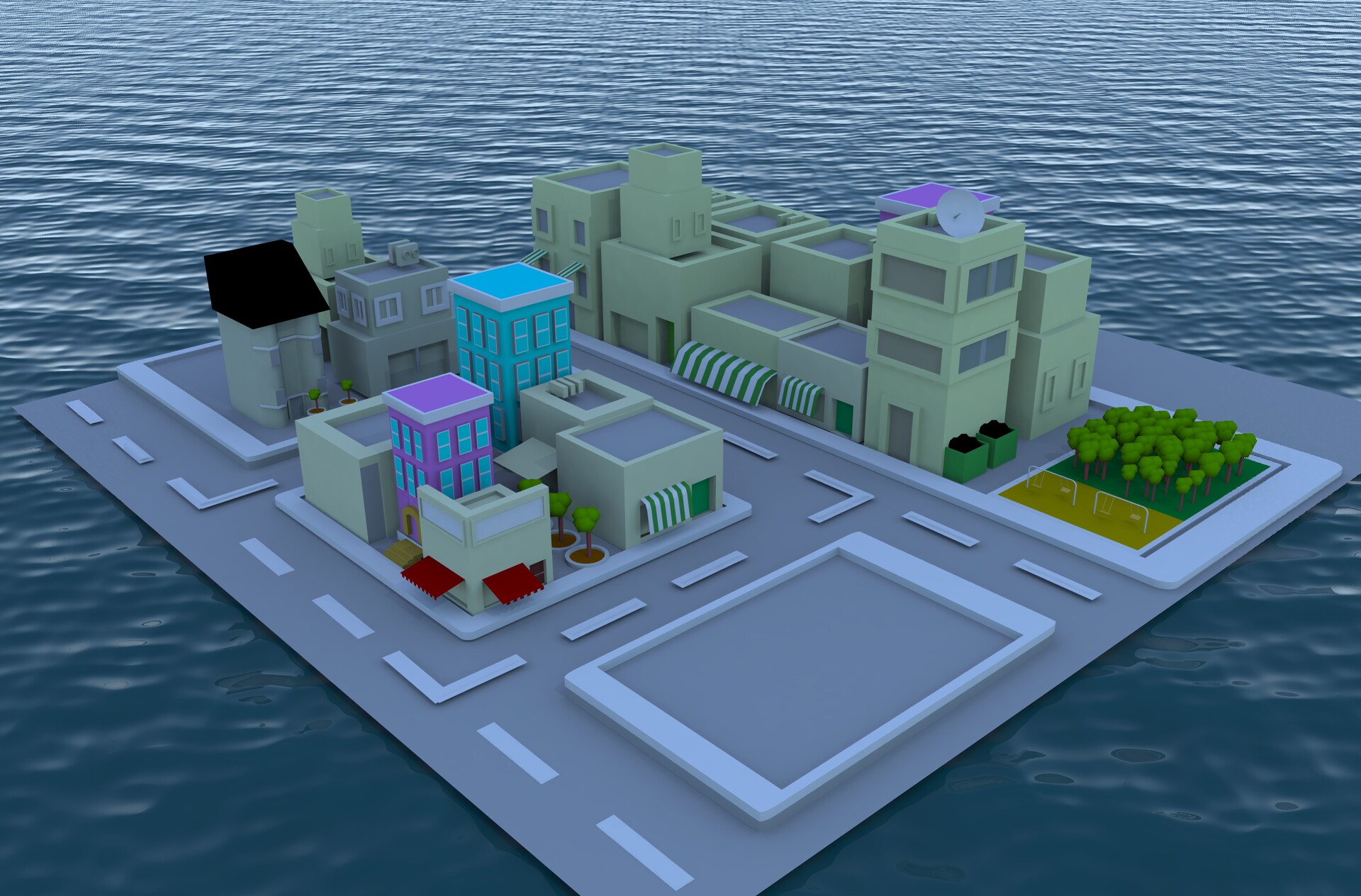 ArtStation - First Low Poly Model