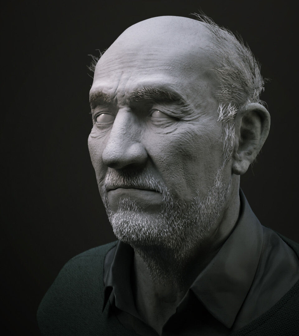 ArtStation - Portrait of an Old Man