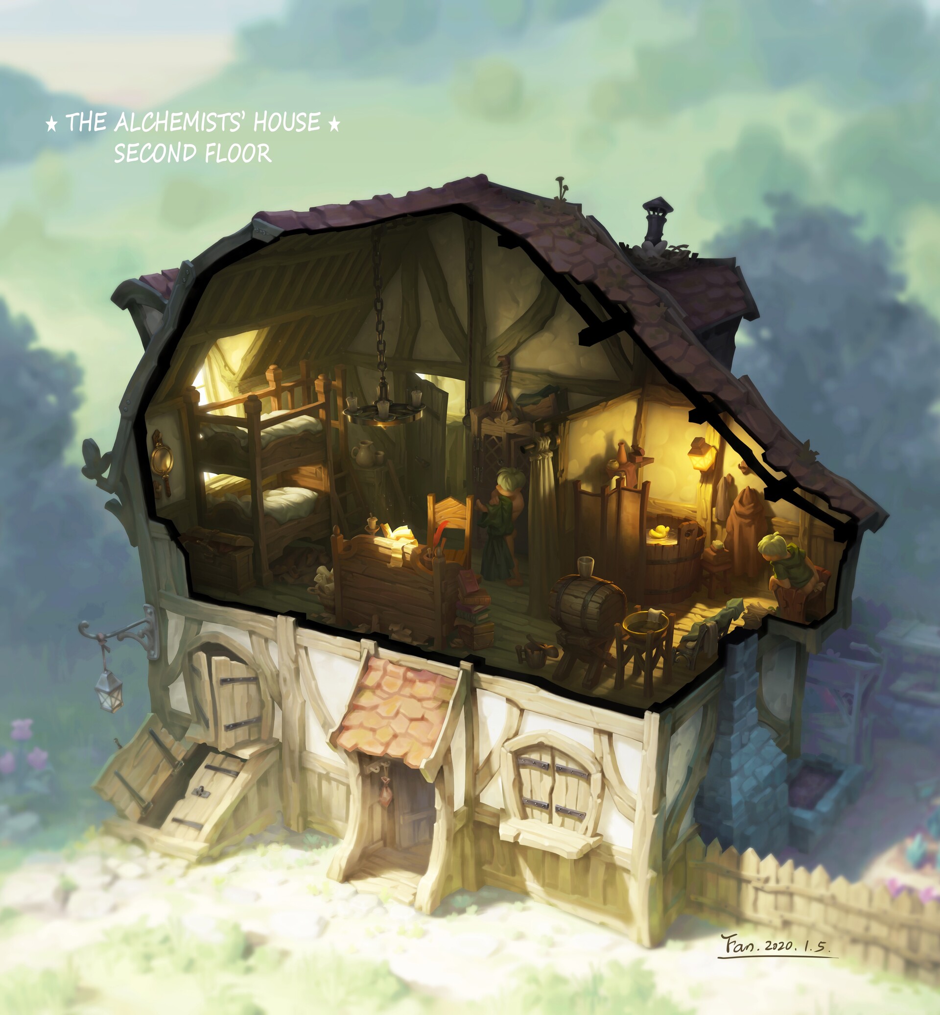 ArtStation - The Alchemists’ House