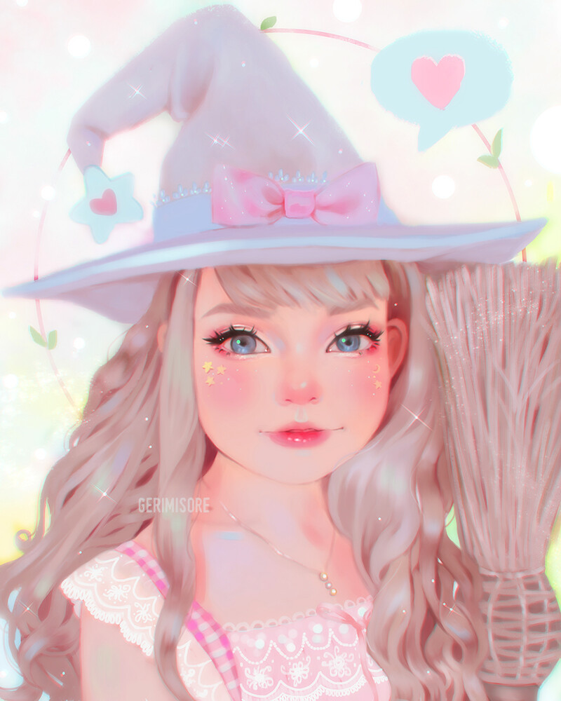 ArtStation - Pastel Witch.