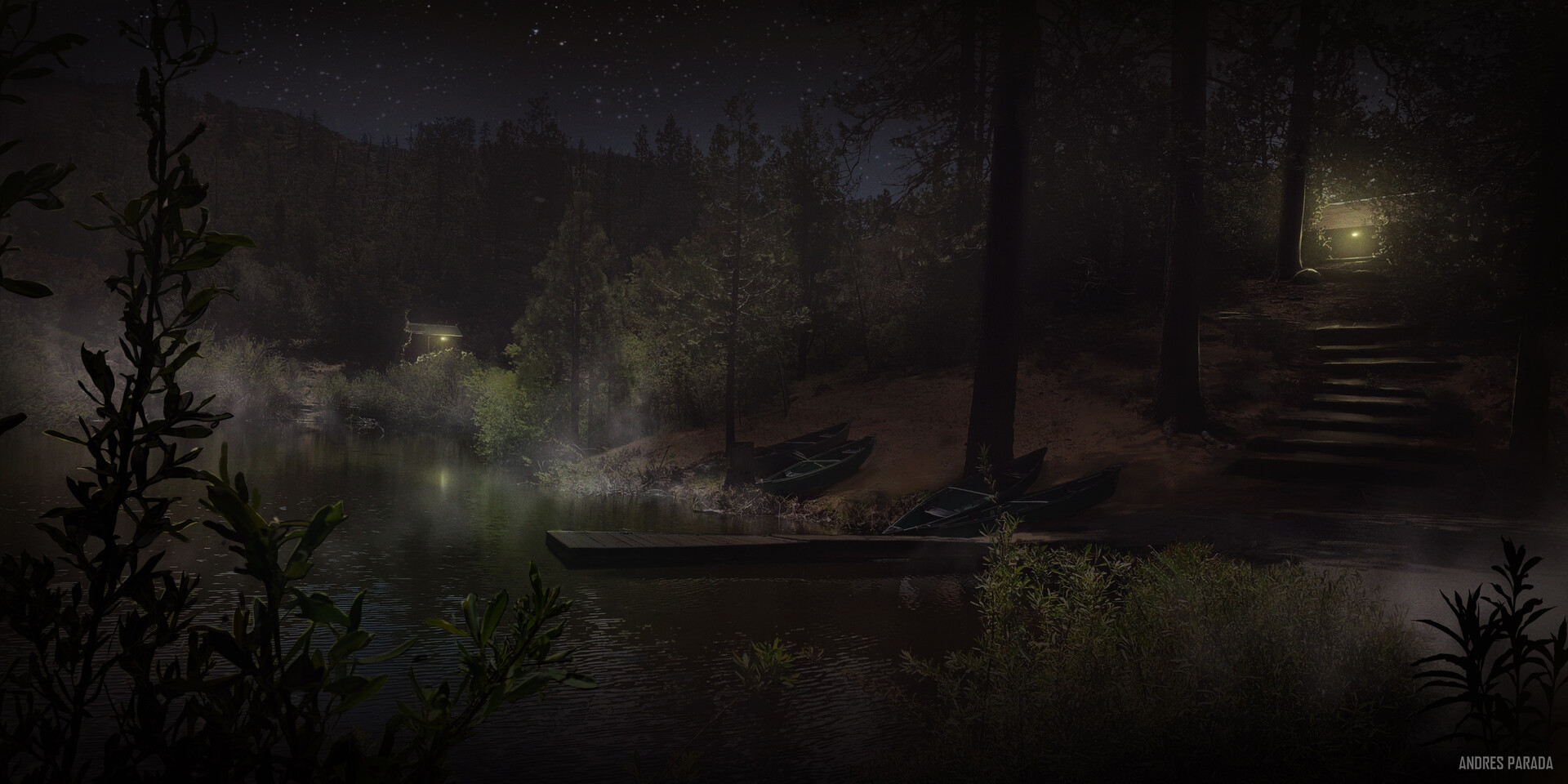 ANDRES PARADA - American Horror Story 1984: Camp Redwood - Camp Sign ...