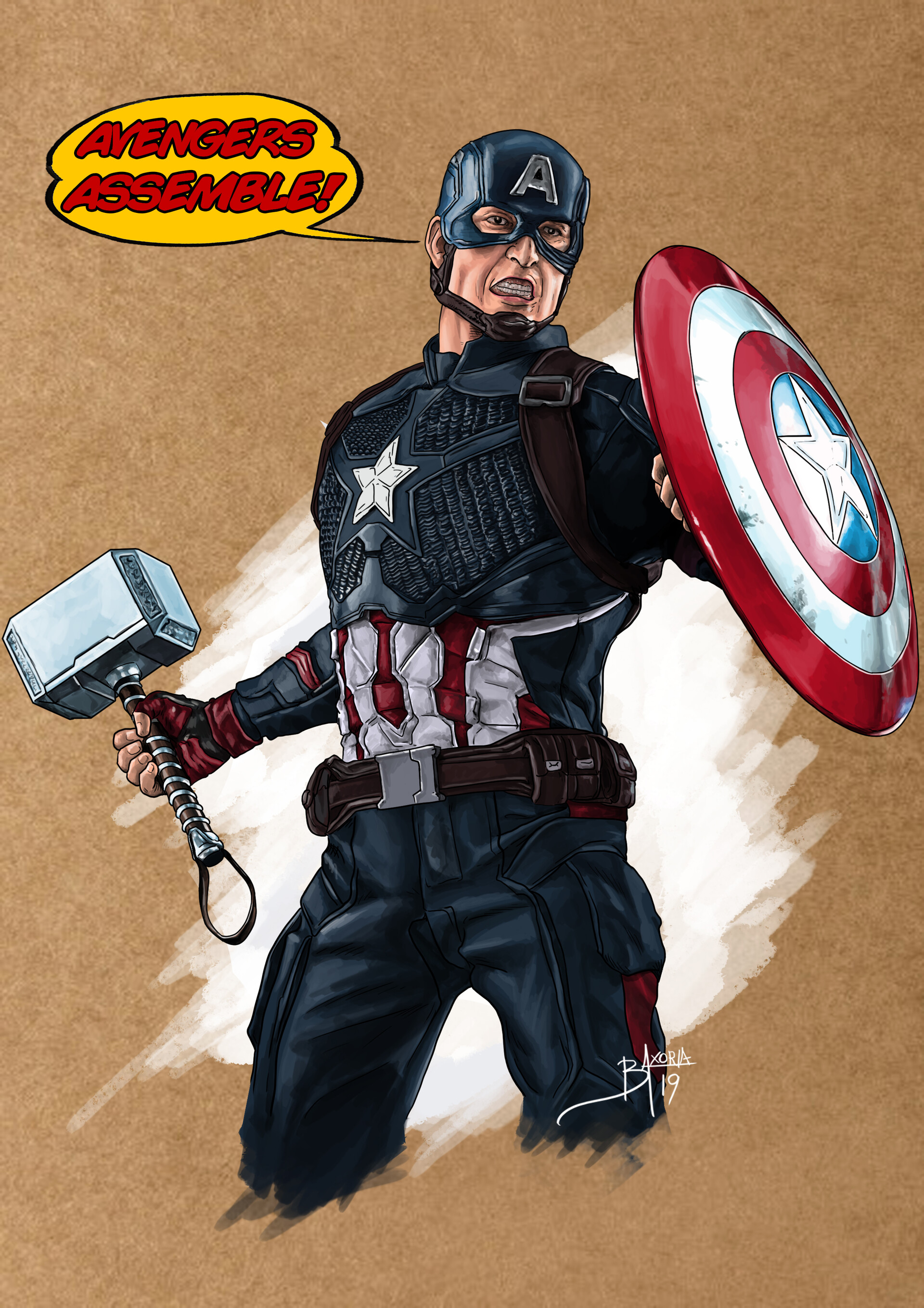 ArtStation - CAPTAIN AMERICA