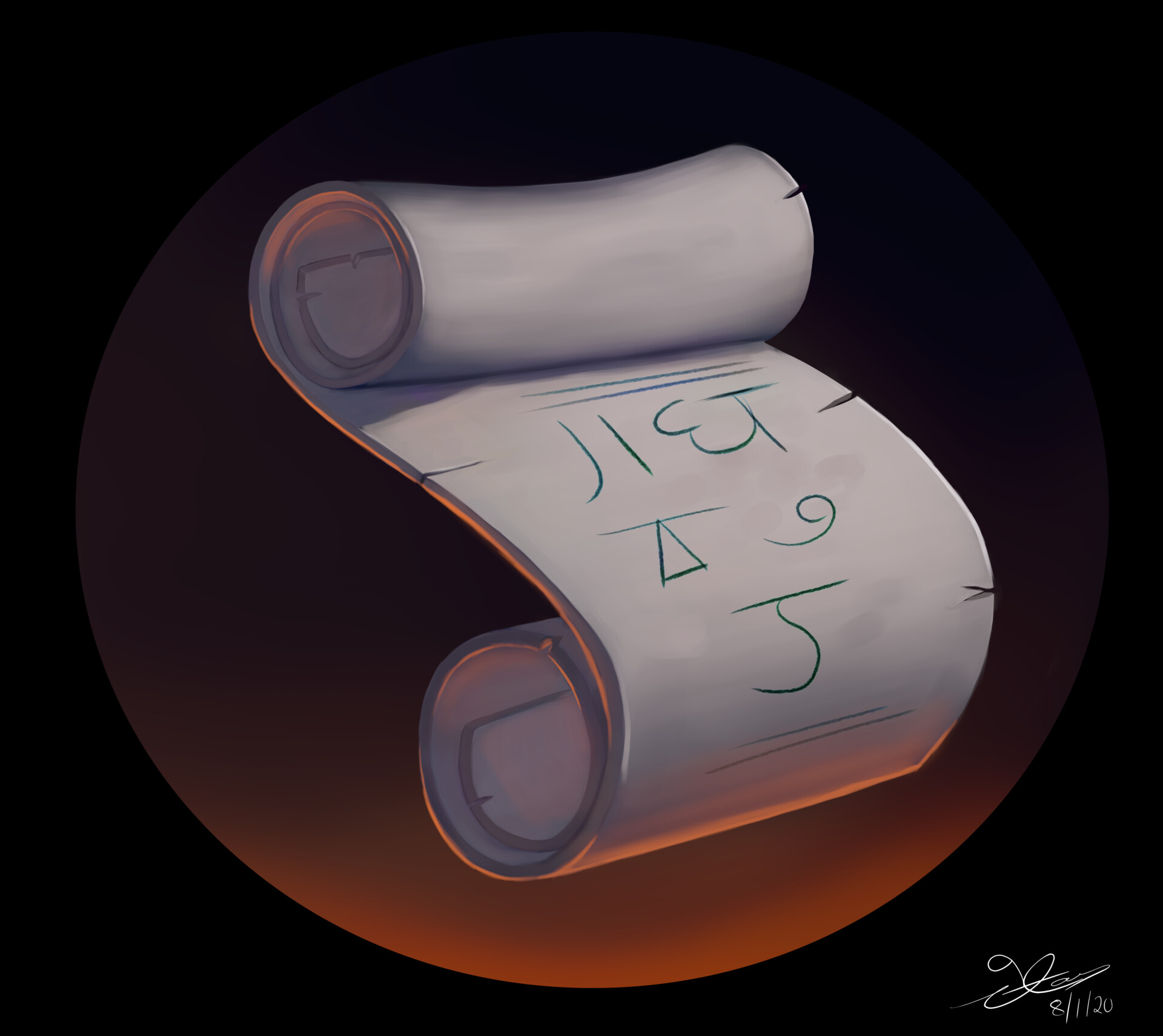 ArtStation - Game art- Scroll