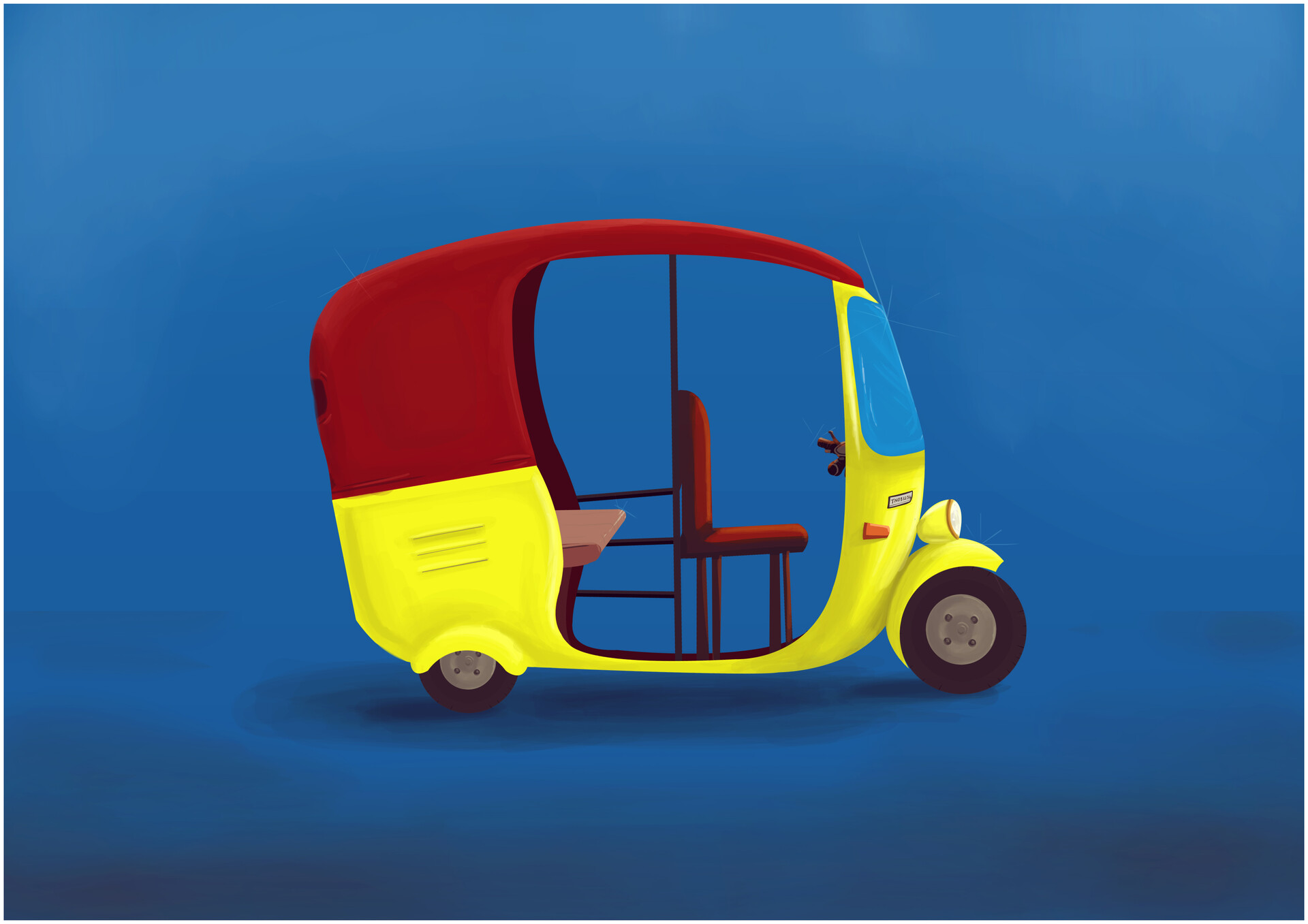 ArtStation - Auto Rickshaw