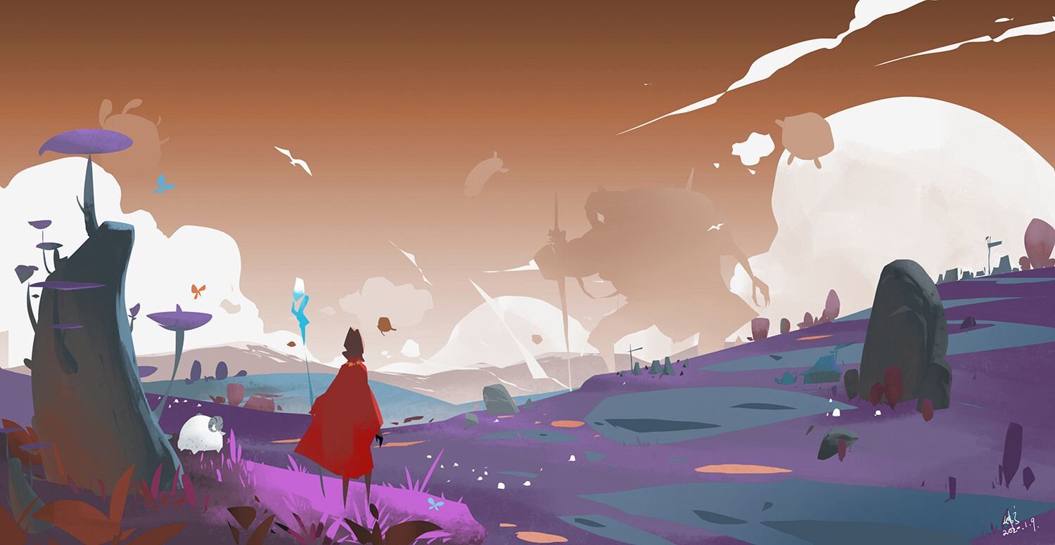 ArtStation - mysterious field