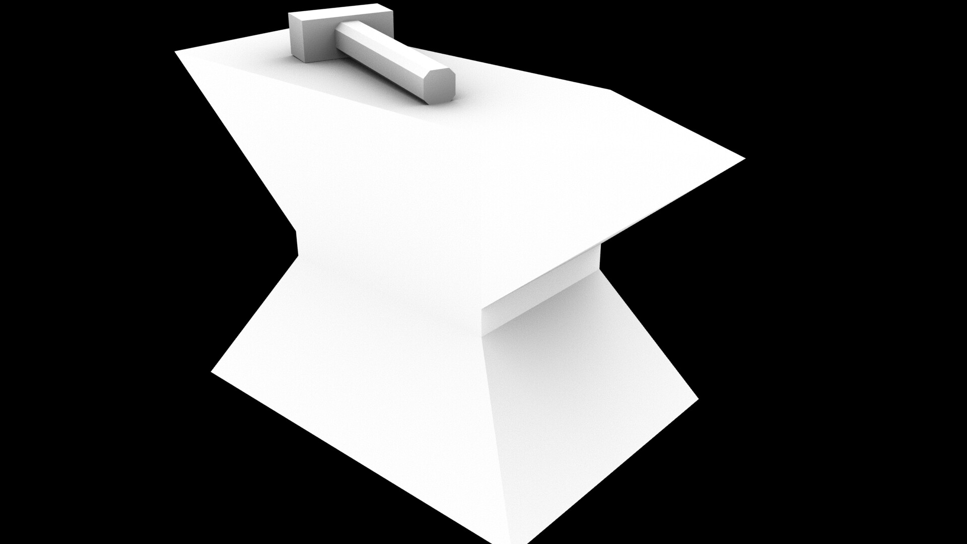 ArtStation - Low Poly Anvil