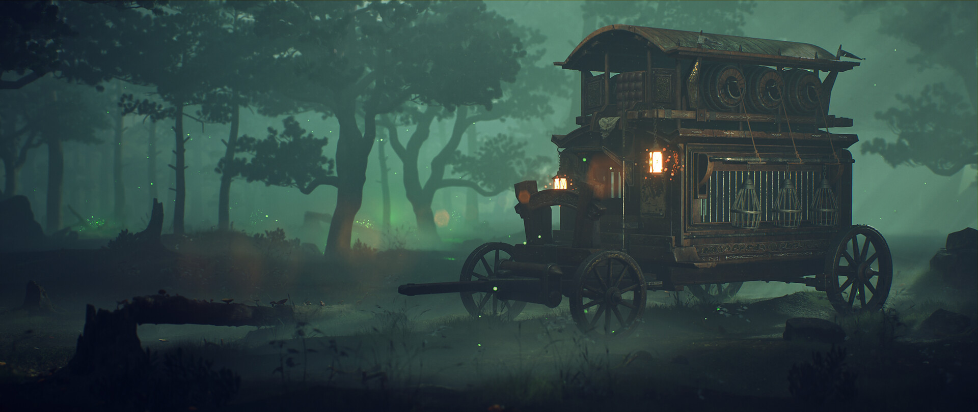 ArtStation - Witch Hunter Carriage | Gypsy Influence
