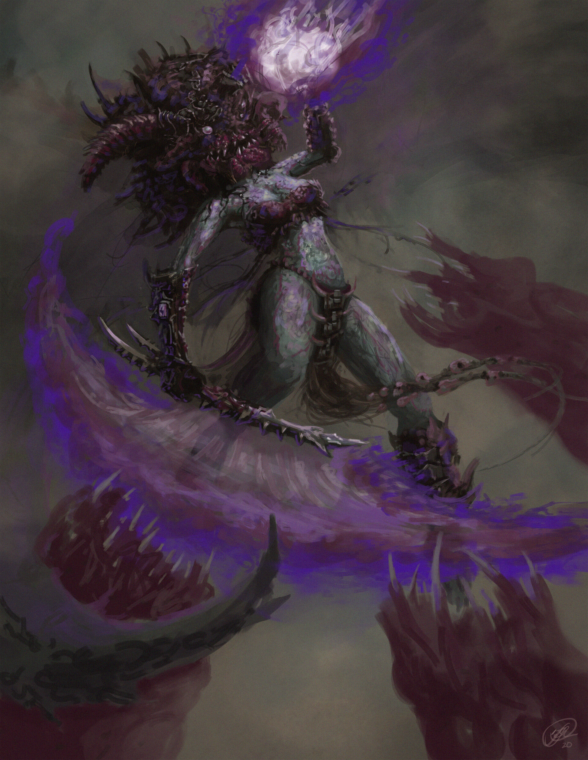 ArtStation - Dark Lady Sketch 02