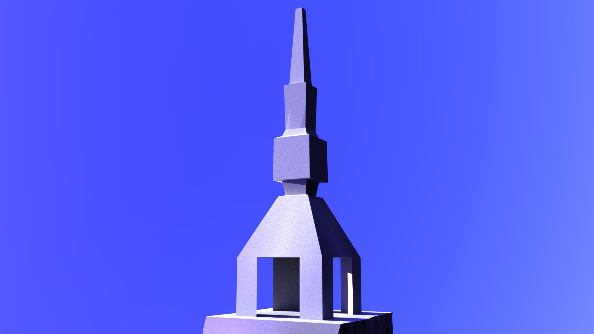 ArtStation - Low Poly Tower