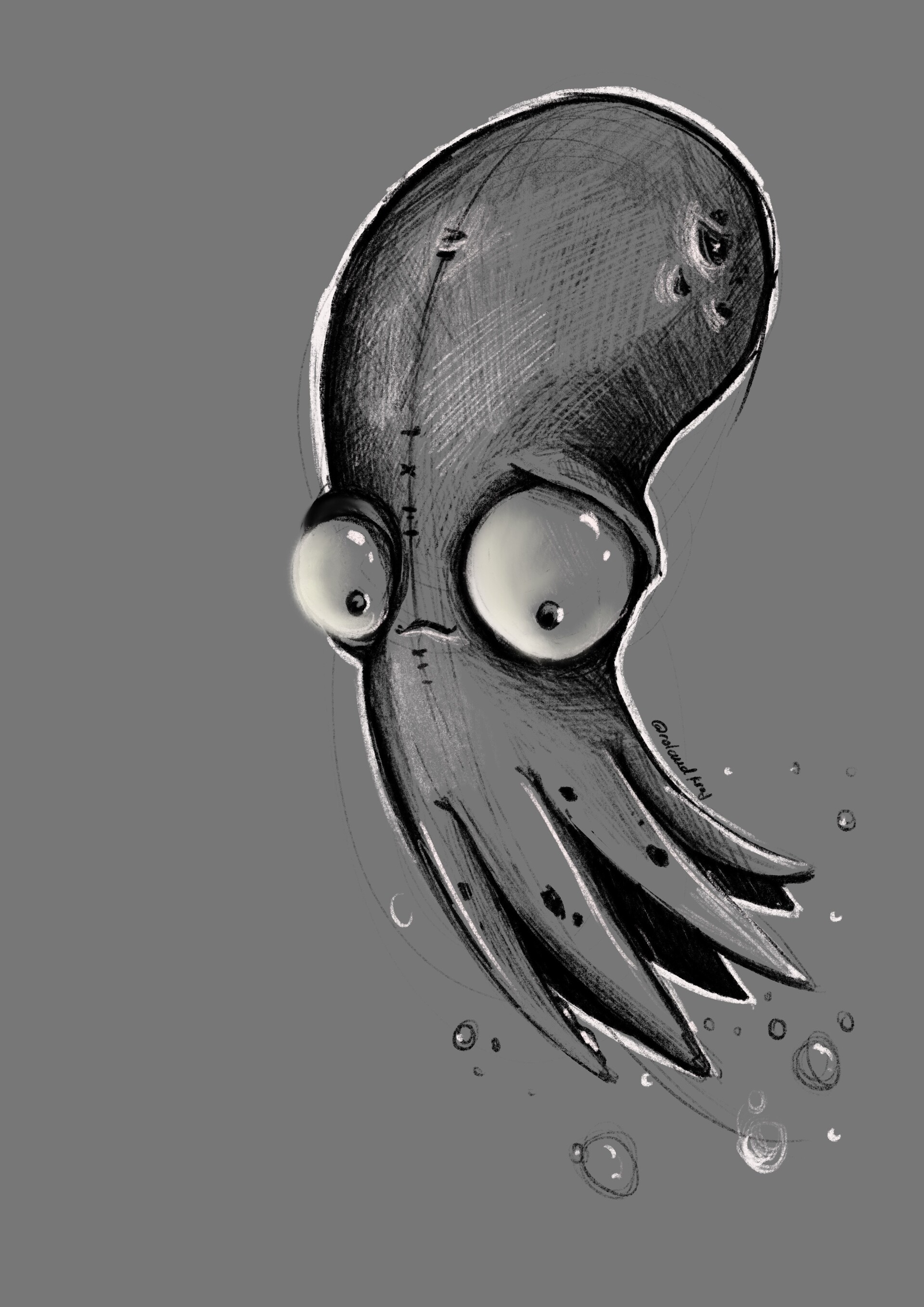 ArtStation - Octocute sketch