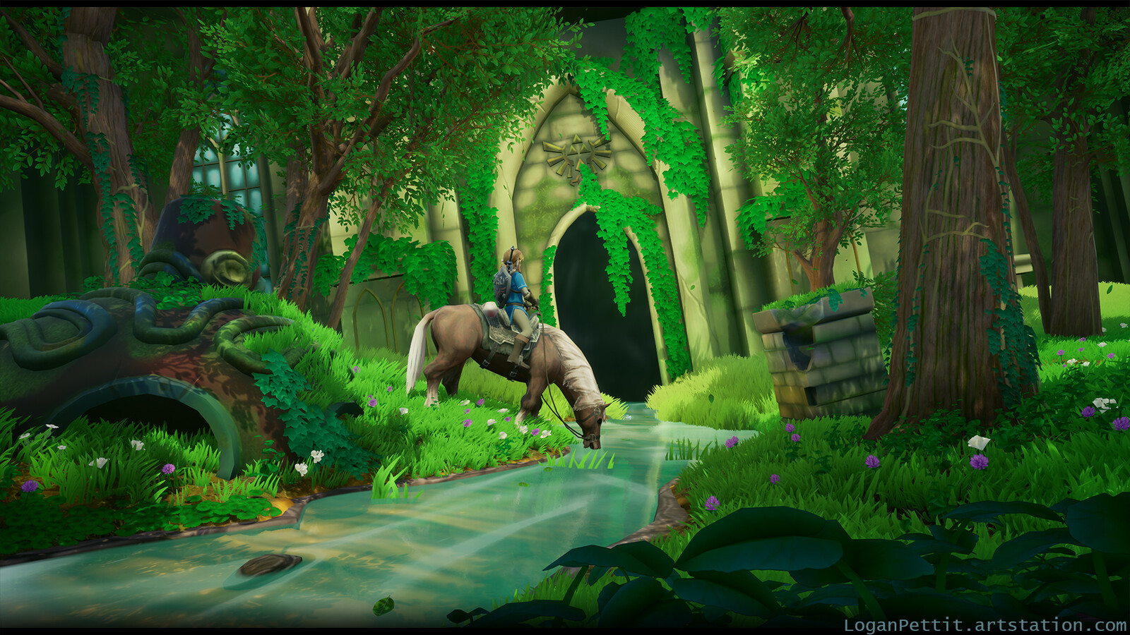 Logan Pettit - Forest Temple (UE4 Environment)