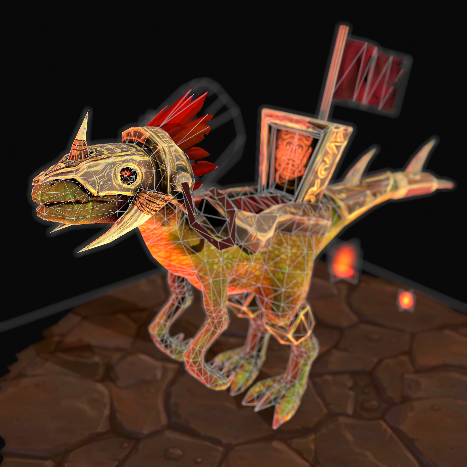 Oscar Trevejo (Luxor) - Raptor Mount - World of Warcraft Style