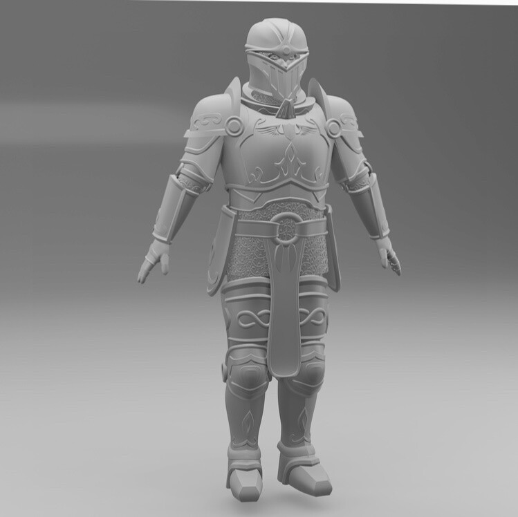 ArtStation - Royal guard armour finished
