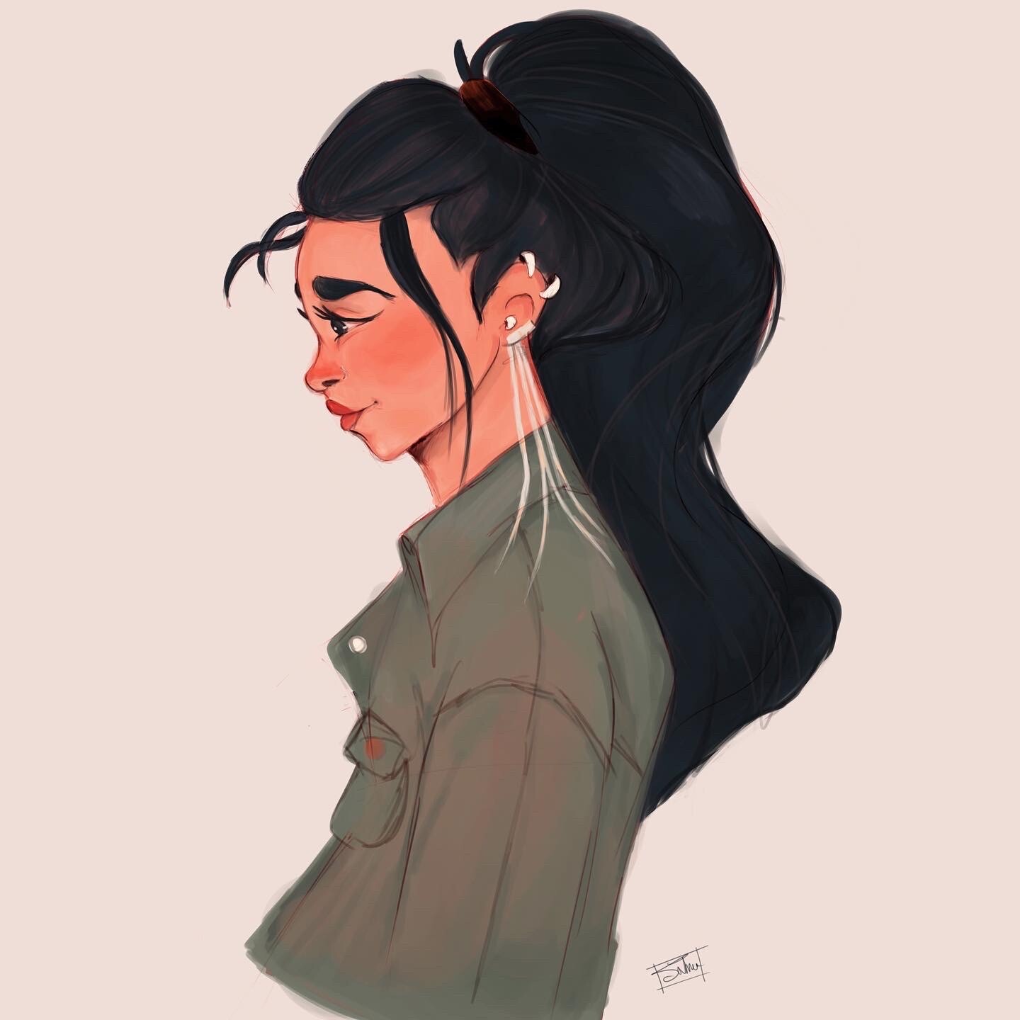 ArtStation - Draw this in your style “sara Faber”