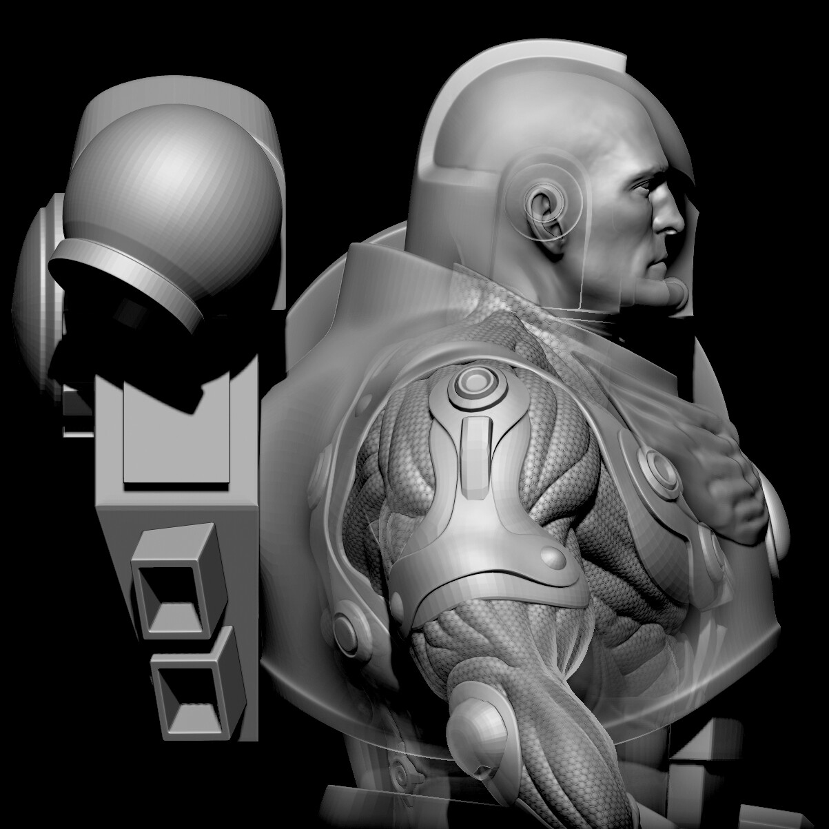 ArtStation - Adeptus Astartes anatomy study