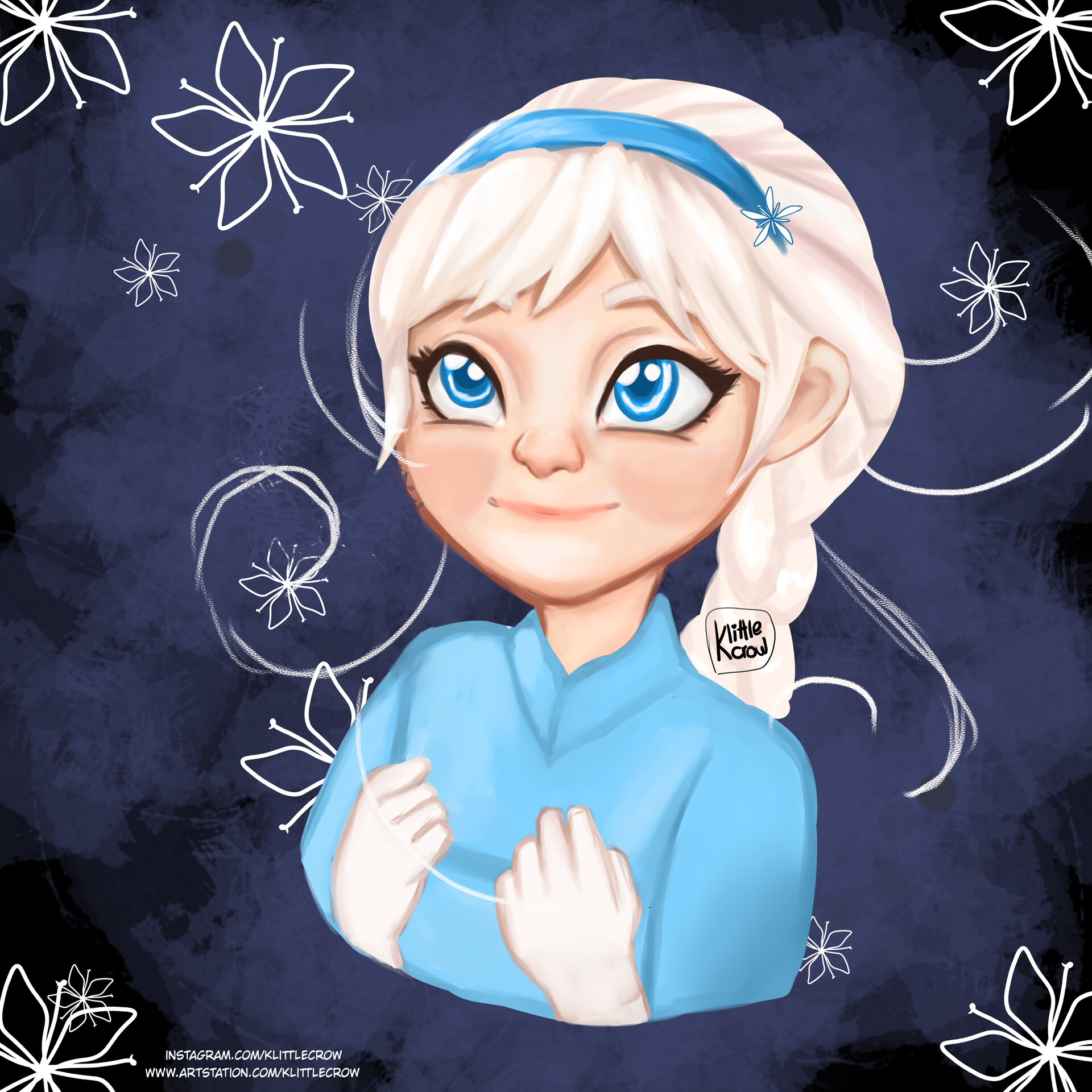 ArtStation - Little Elsa - Frozen