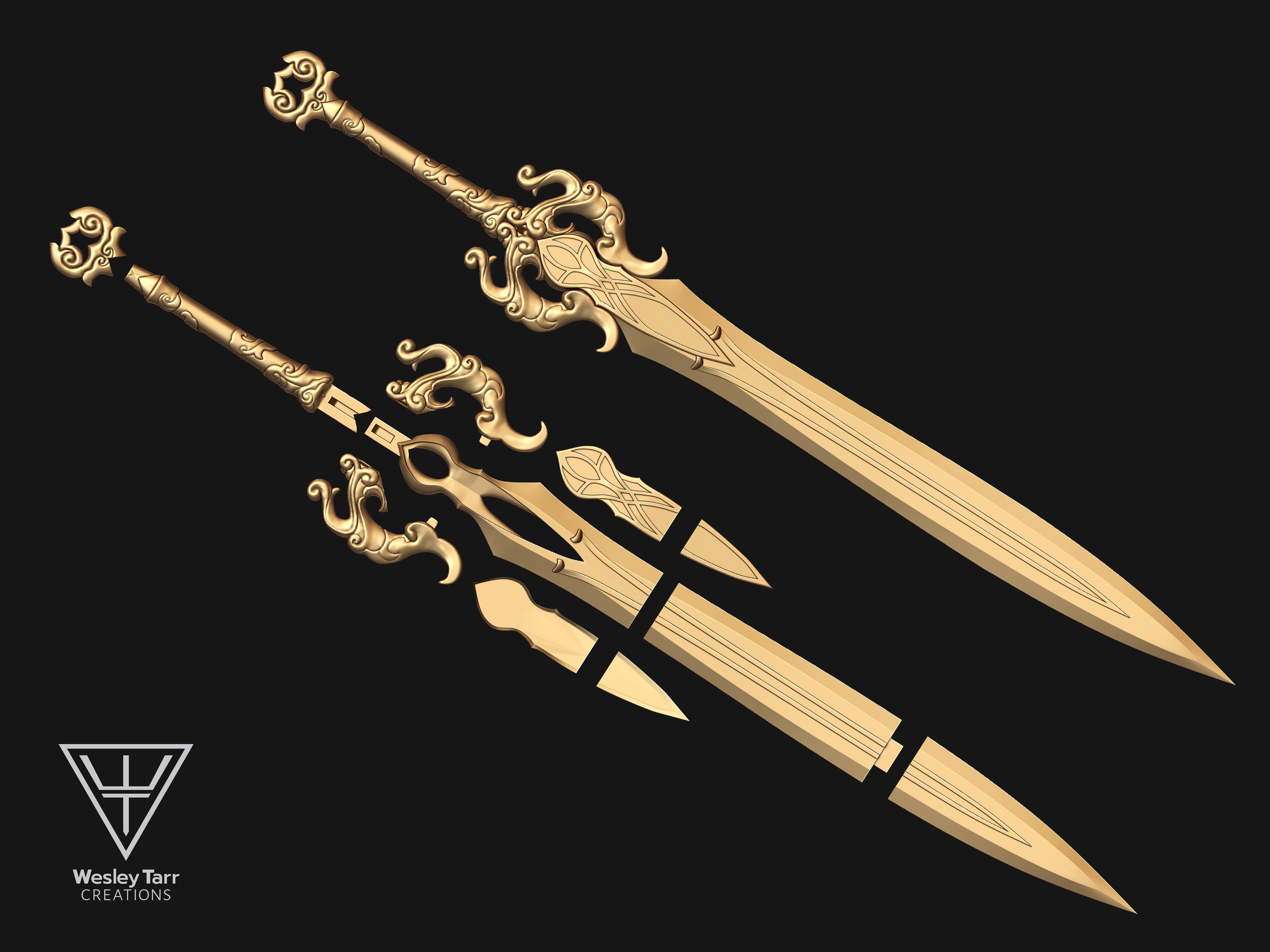 Wesley Tarr Creations - Commission: Freya Costume: 2-handed Sword