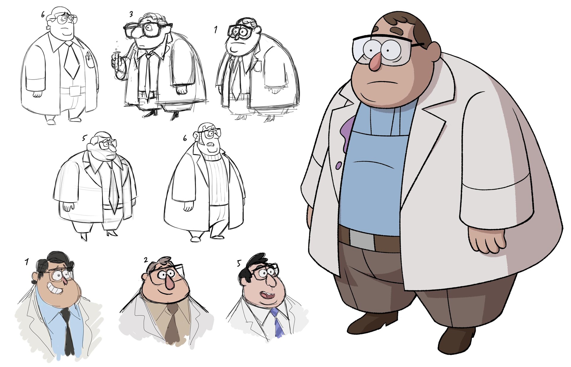 ArtStation - Class Work - Fundamentals of Character Design with Stephen ...