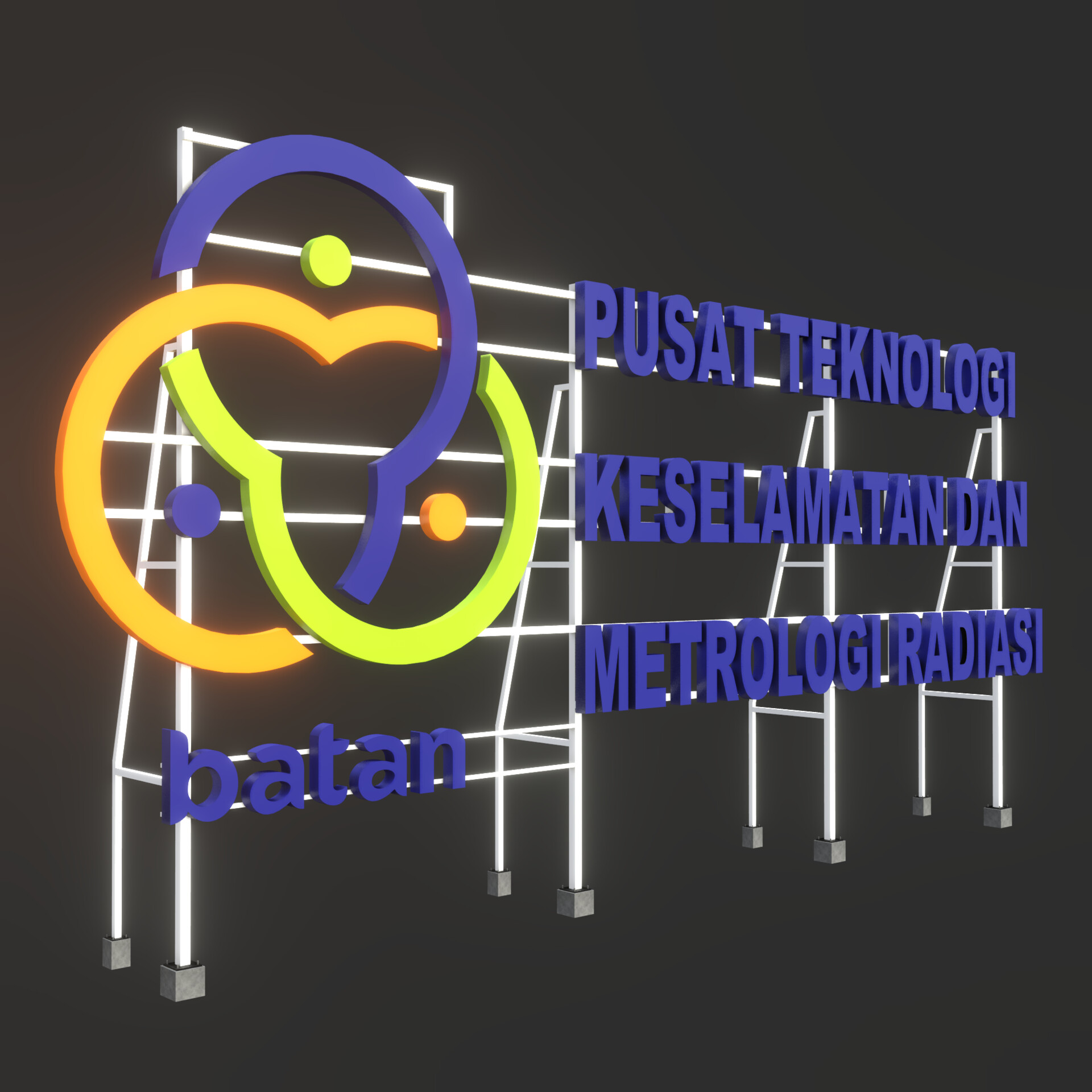 ArtStation - BATAN - Rooftop Signage