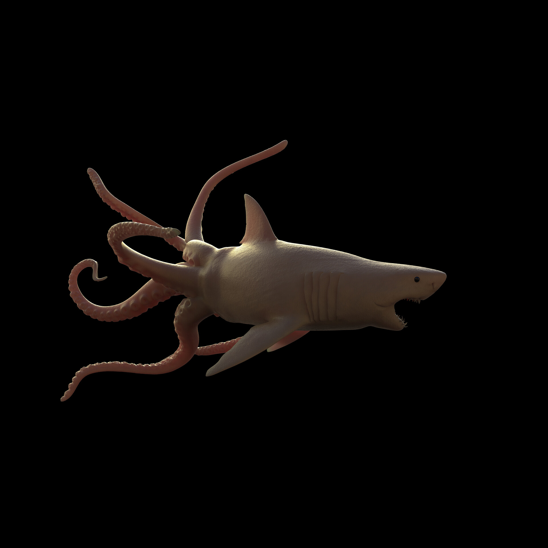 ArtStation - Octopus Shark