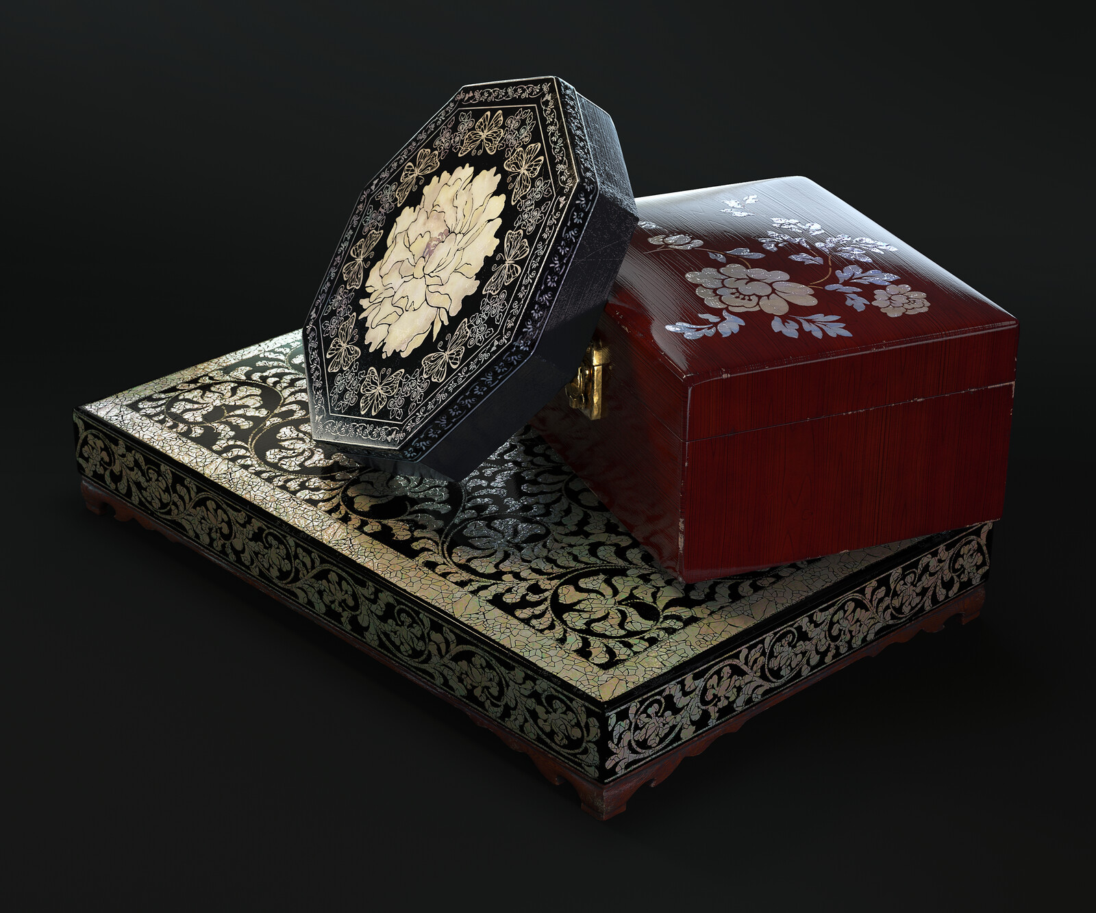 JOOHEE KIM - The lacquerware inlaid with mother-of-pearl (Najeon-Chilgi ...