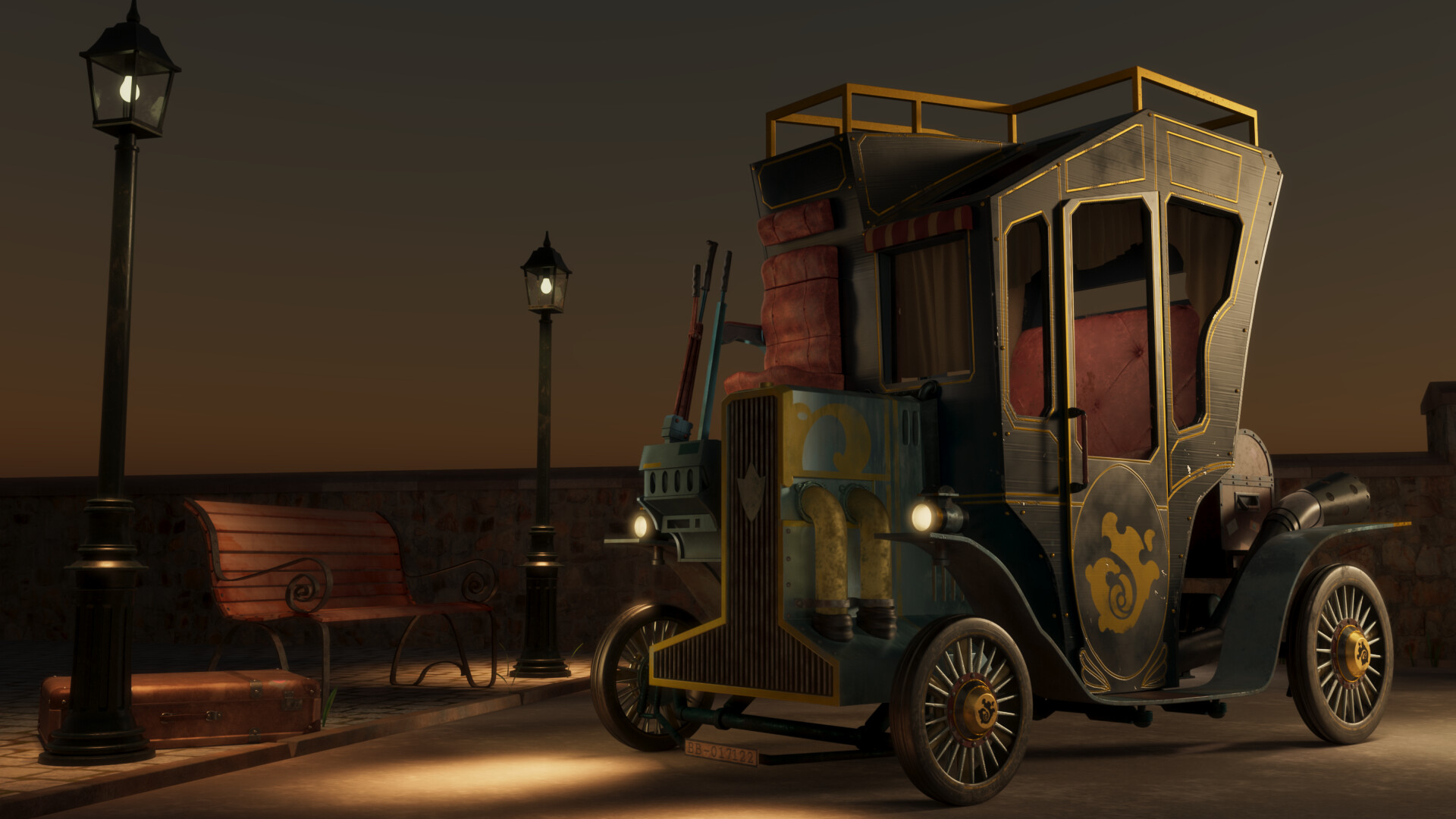 ArtStation - Time-Splice Carriage 3D