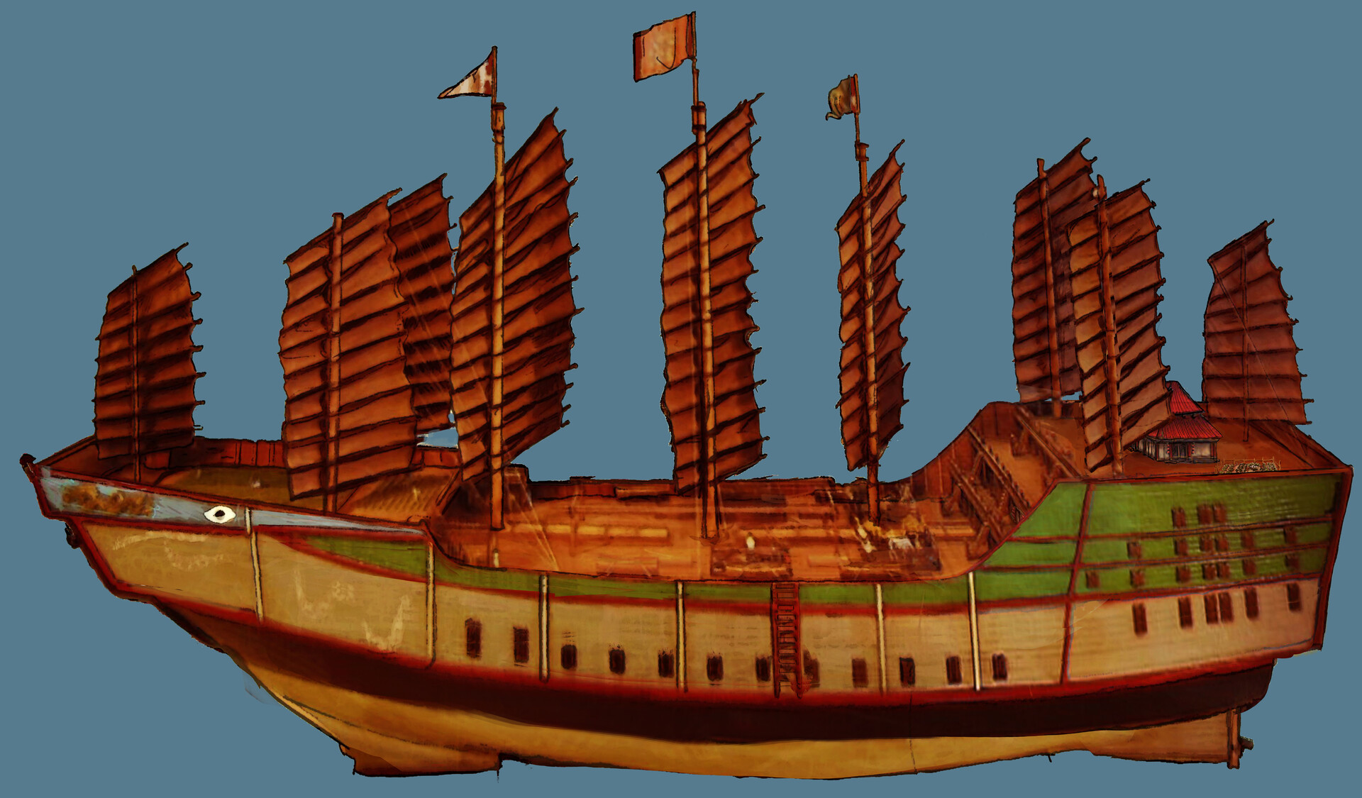 Jesse Wood - Zheng He Treasure Ship